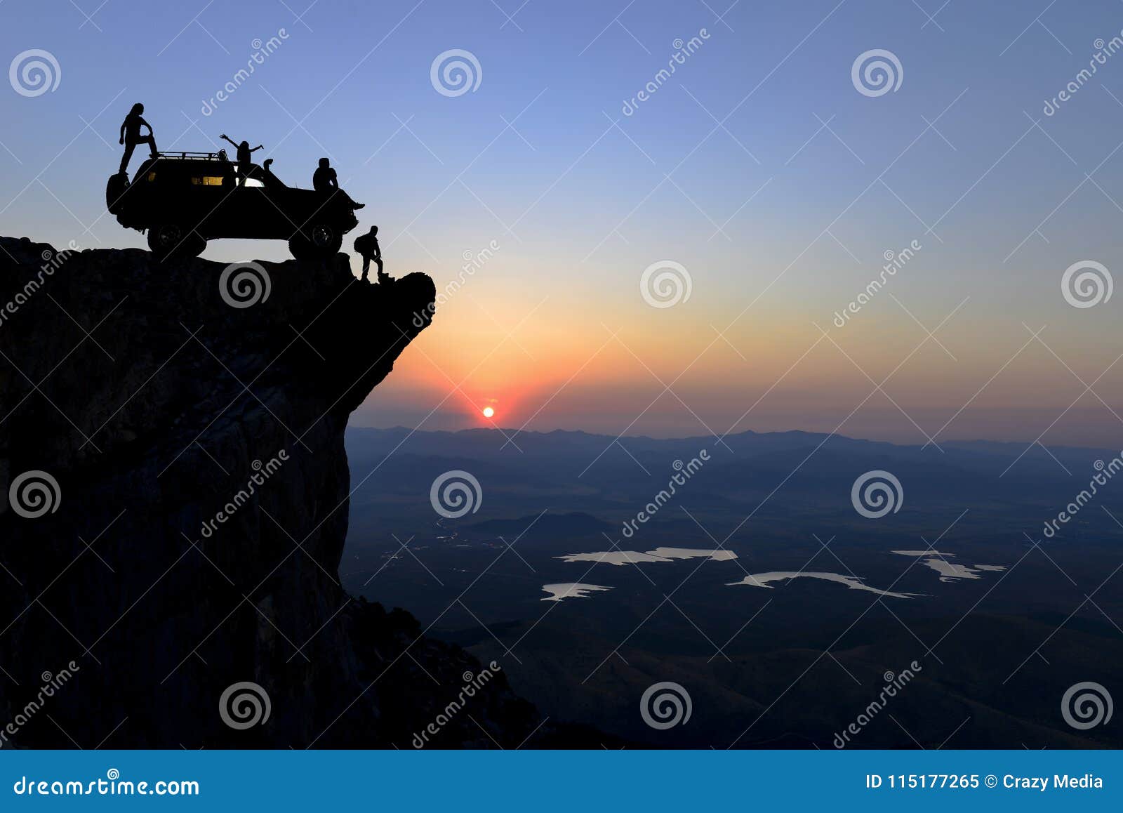 Challenging, Successful and Challenging Determined Group Stock Image ...