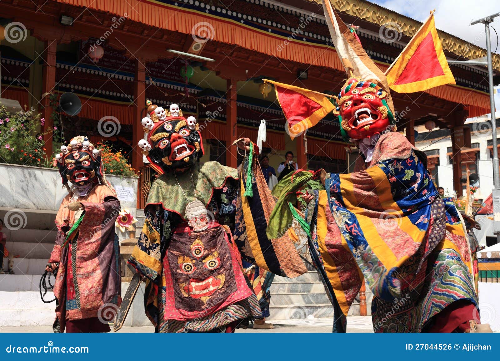 Cham dance performance editorial photo. Image of fashion - 27044526