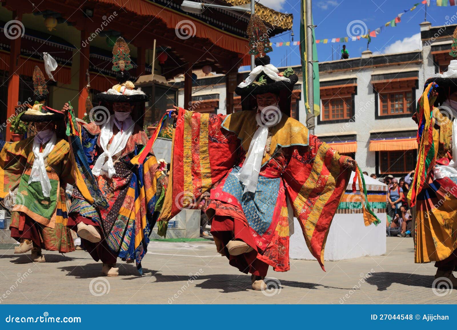 Cham dance performance editorial stock photo. Image of parade - 27044548