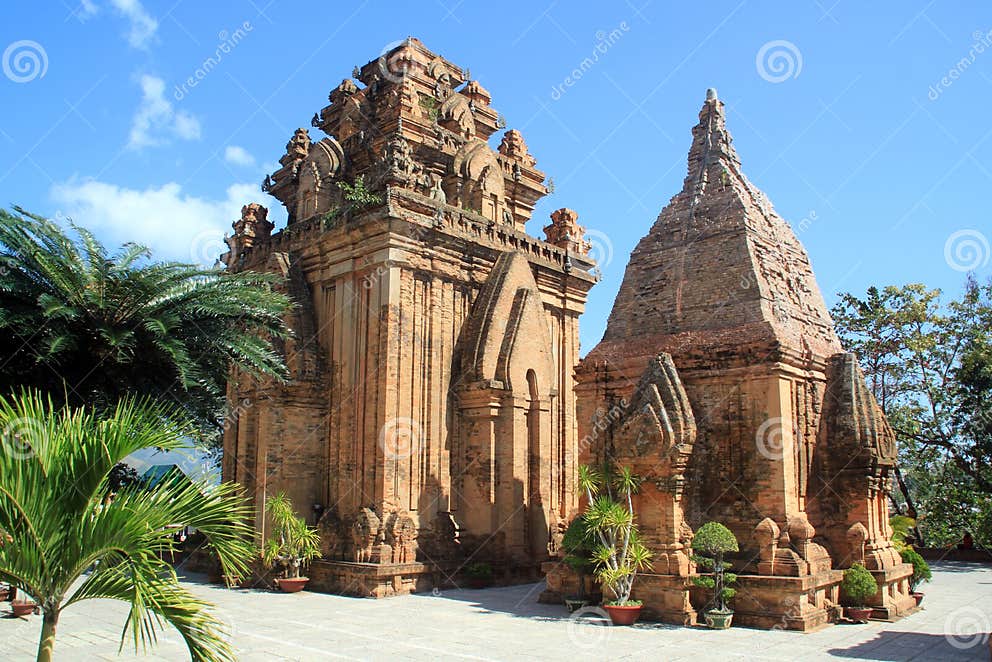 Cham towers stock image. Image of sunlight, archaeology - 16854101