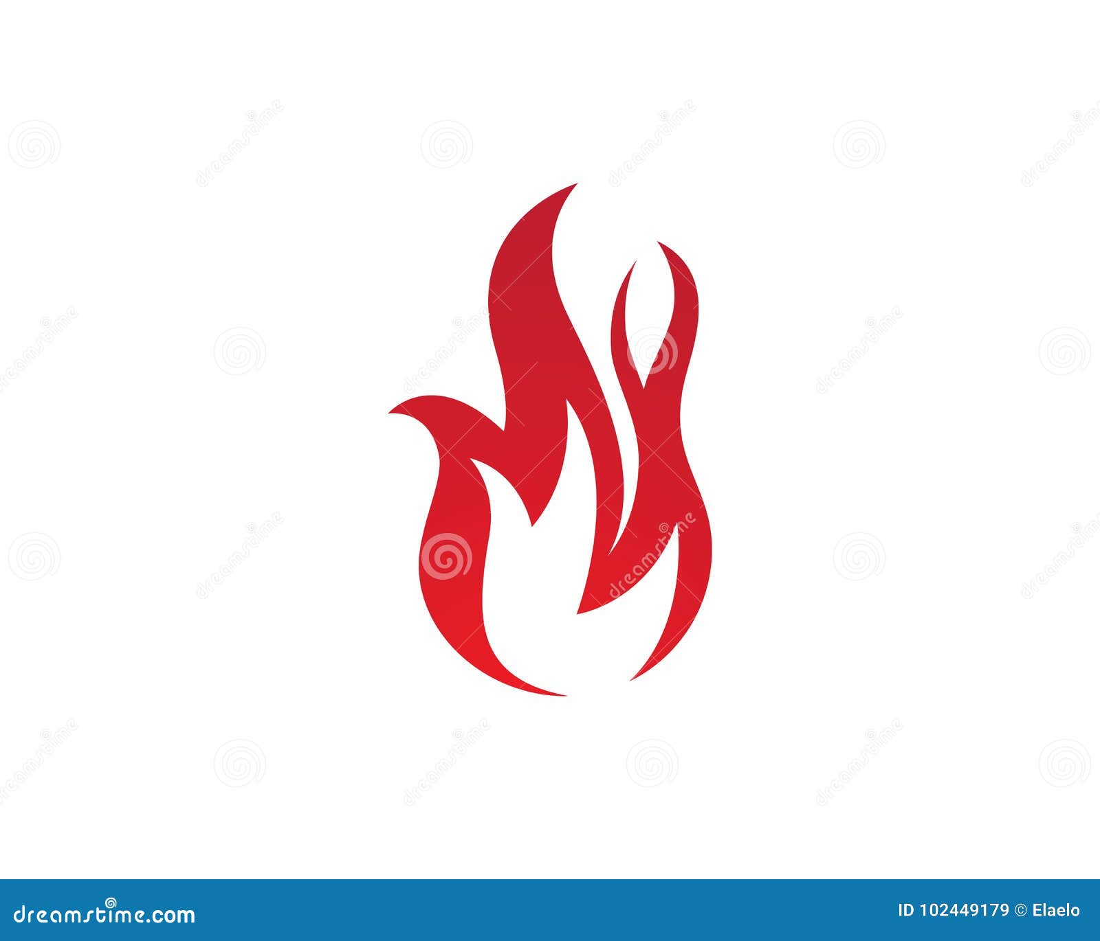 Chama Logo Template Do Fogo Ilustração do Vetor - Ilustração de arte ...