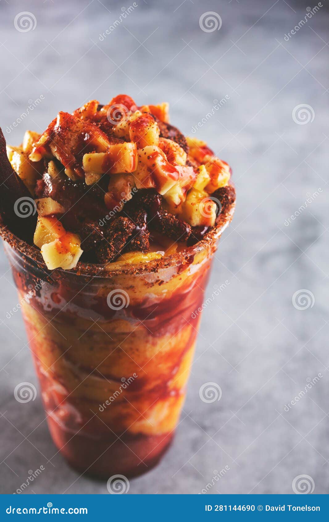 Chamango Drink, Mangonada Beverage Stock Photo - Image of mangonada ...