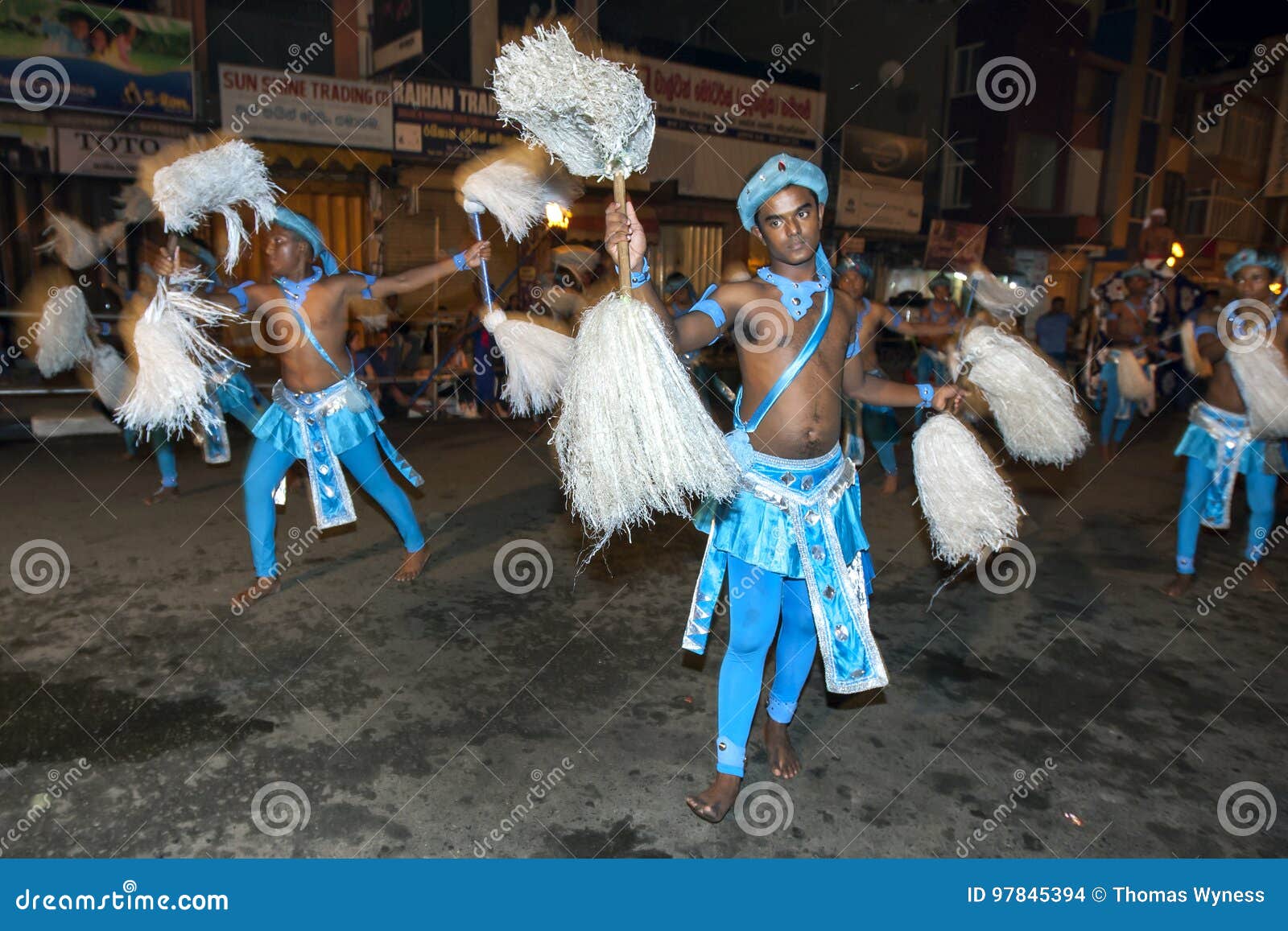 Chamara Dancers Perform Along the Streets of Kandy in Sri Lanka during ...