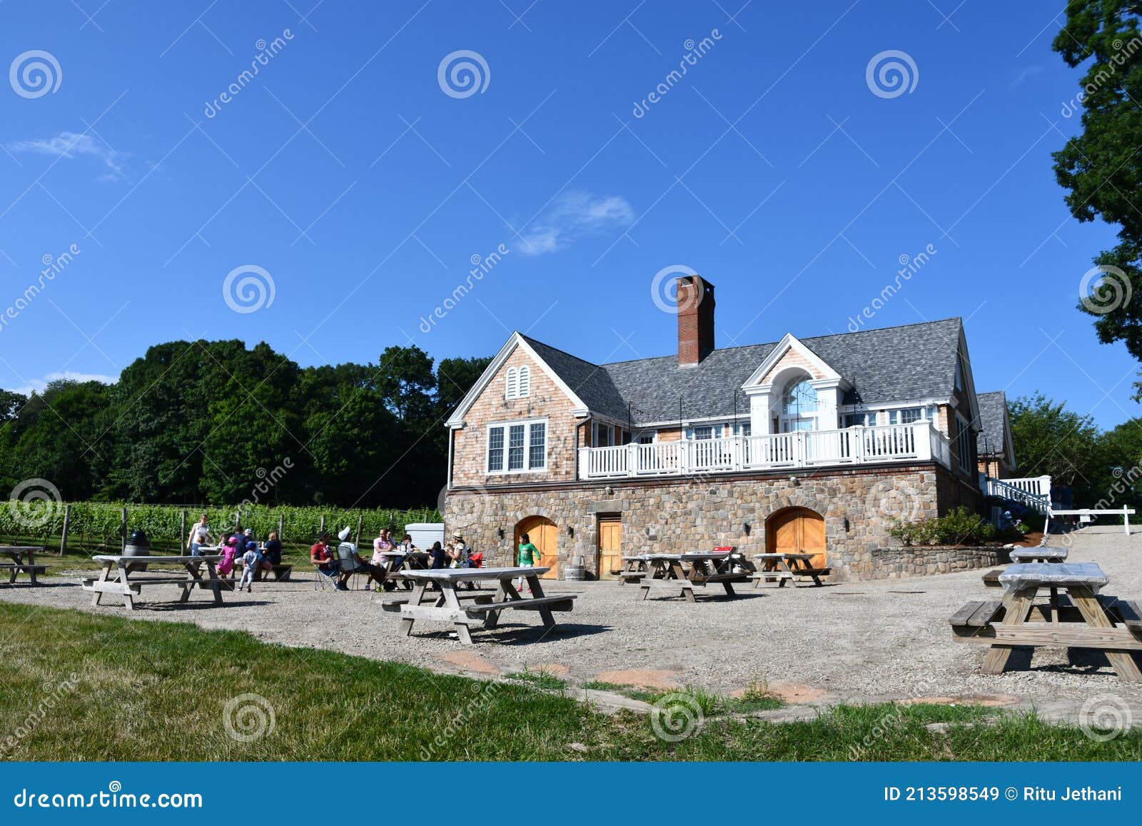 Chamard Vineyards in Clinton, Connecticut Editorial Stock Image - Image ...