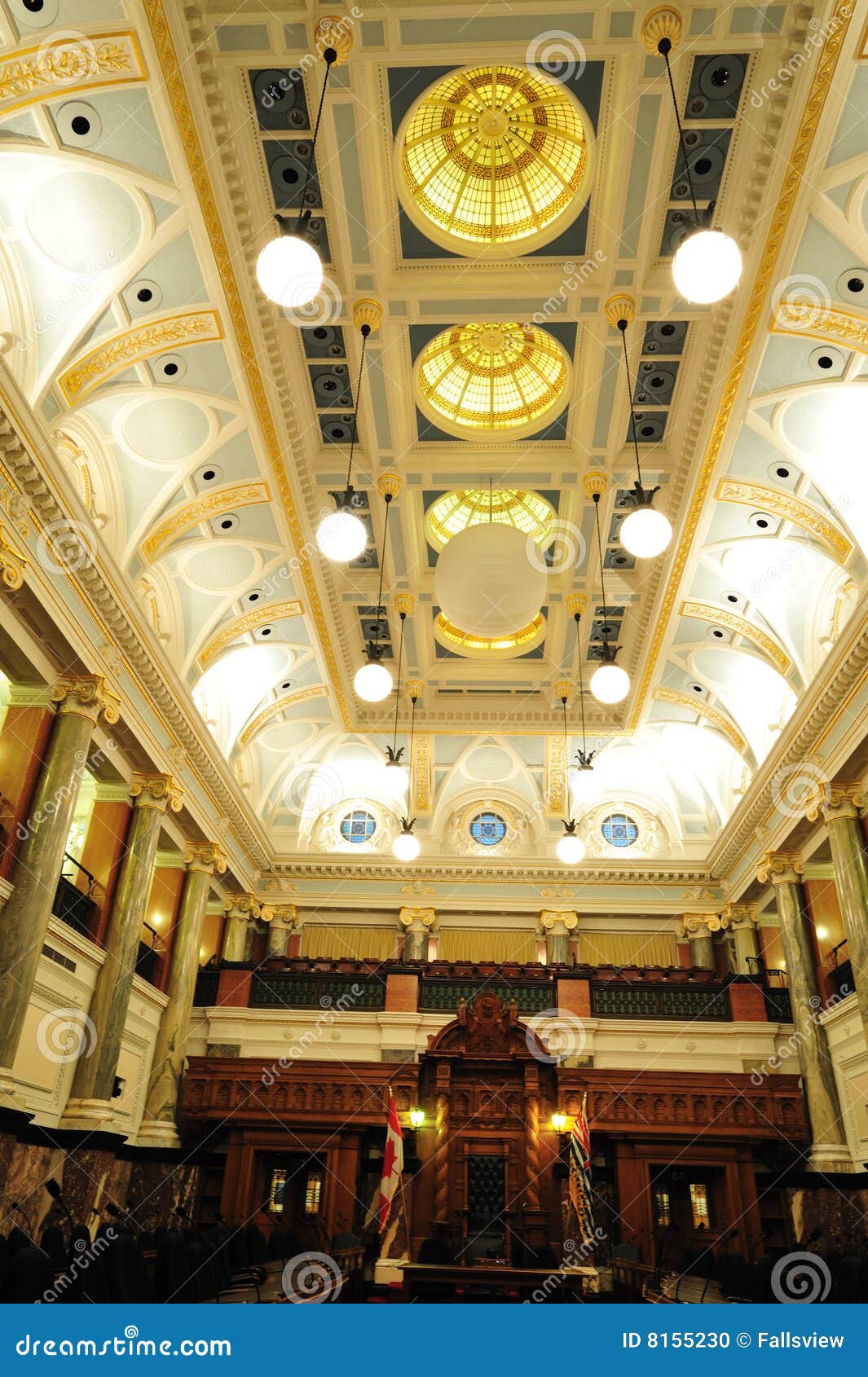 Victorian Ceiling In The Winter Gardens, Blackpool Stock Image ...