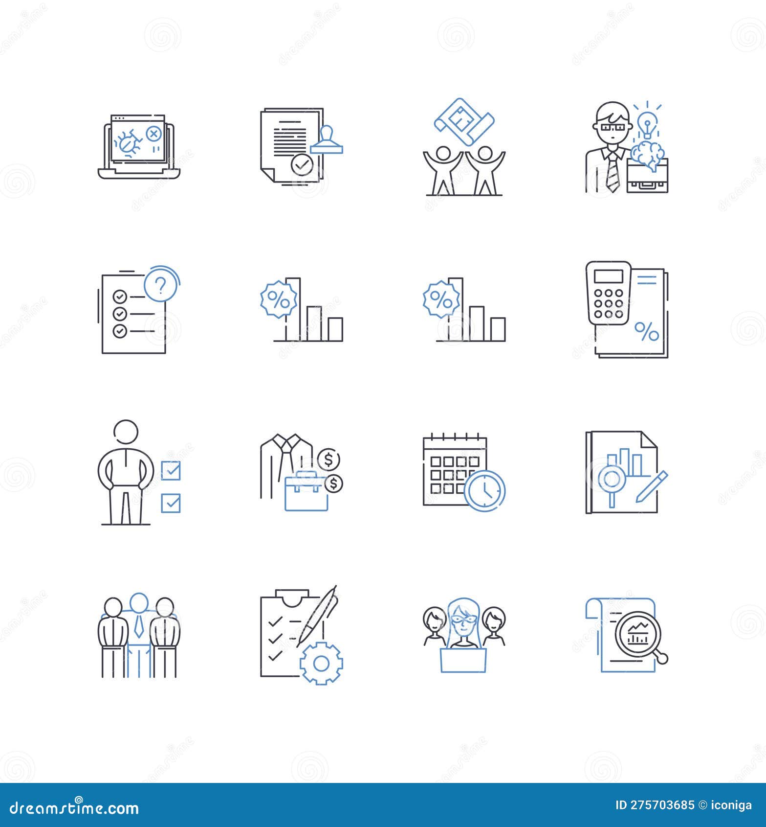 Chamber Group Line Icons Collection. Harmony, Ensemble, Melodic ...