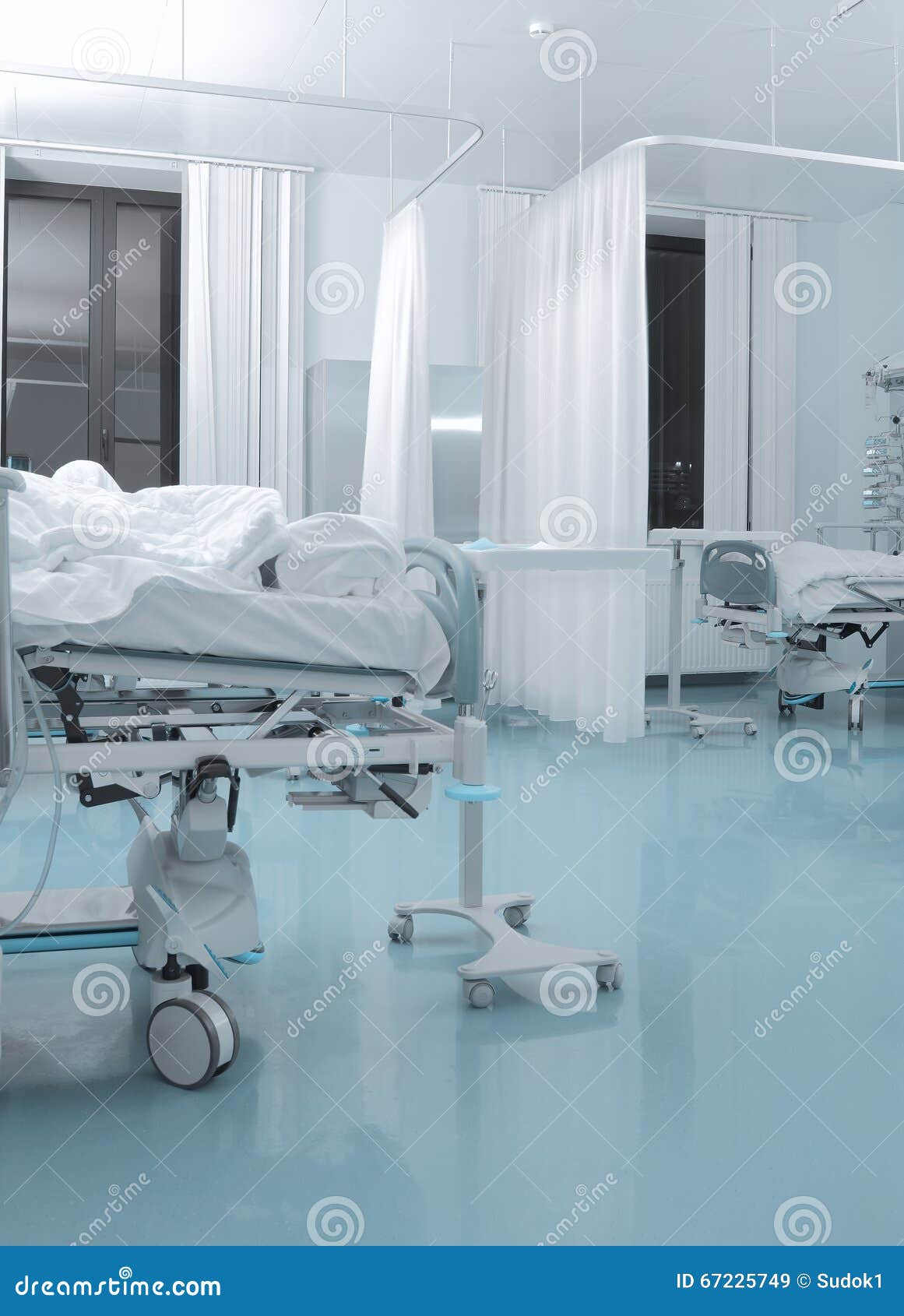 Chamber of Infectious Patient in Hospital Stock Image - Image of ...