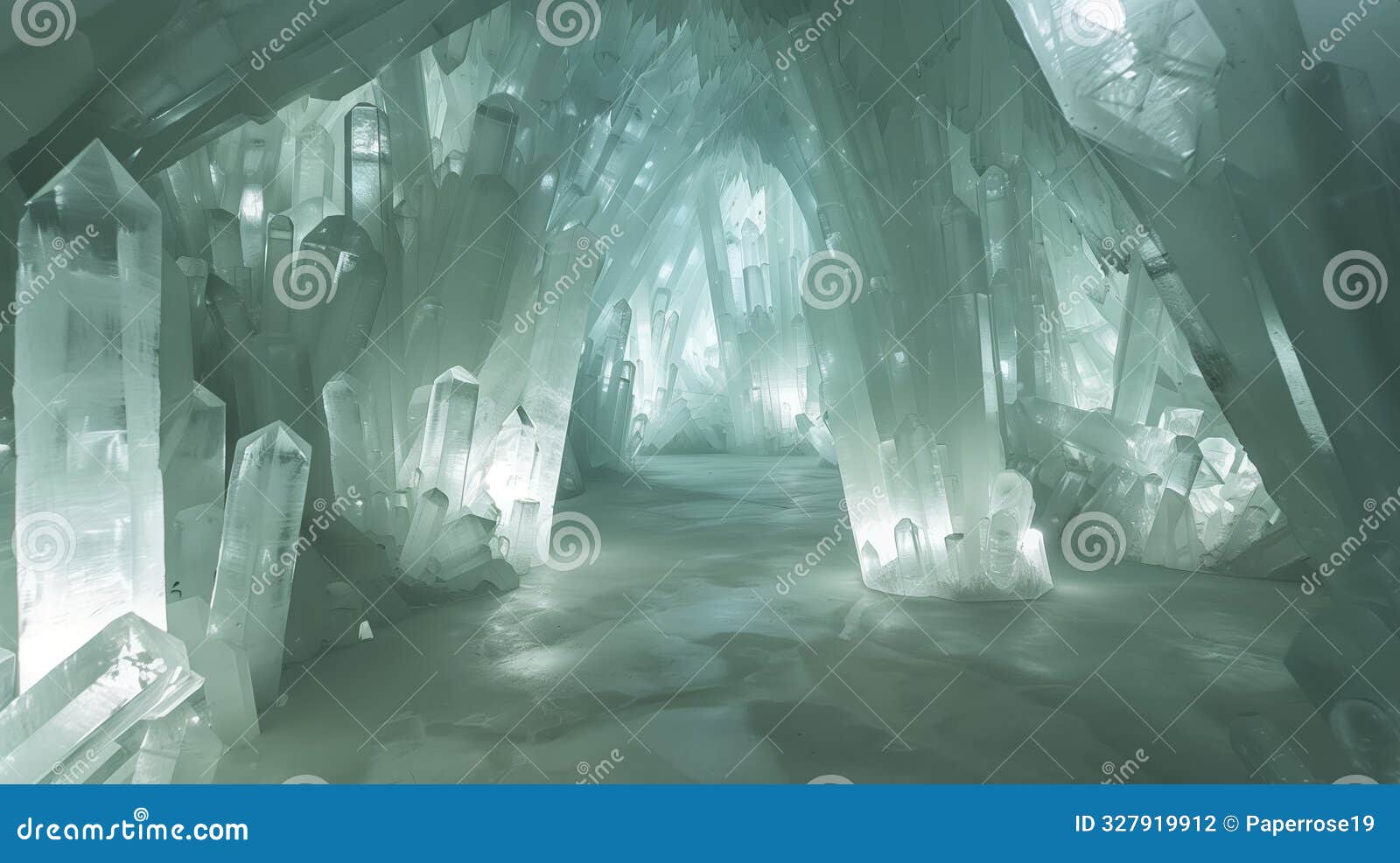 A Chamber Made Entirely of Crystal Stock Photo - Image of wealth ...