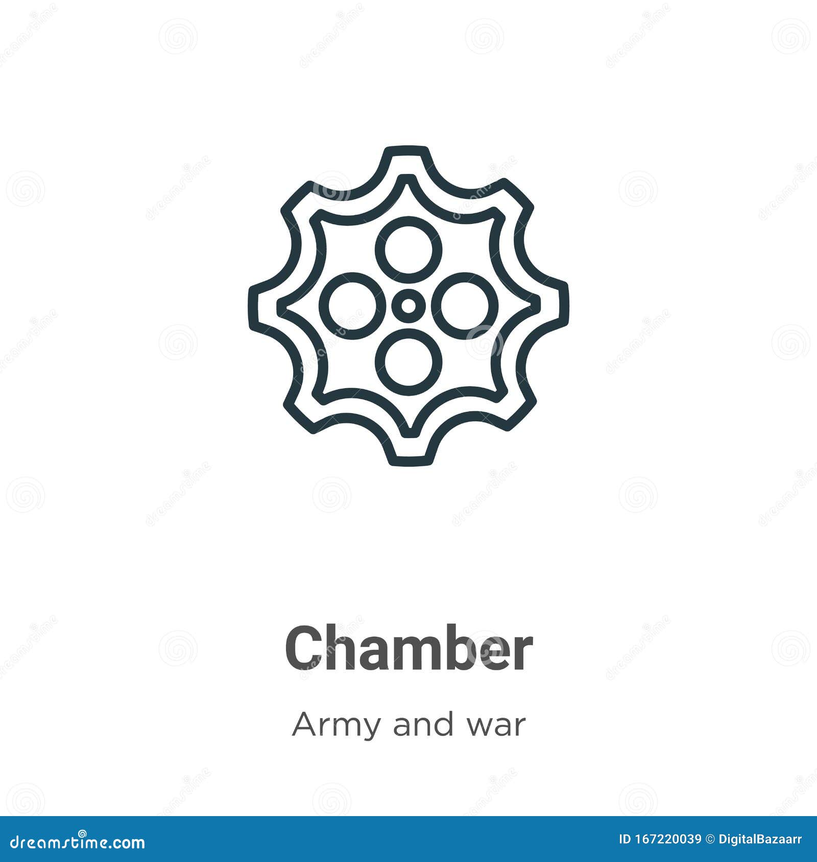 Chamber Outline Vector Icon. Thin Line Black Chamber Icon, Flat Vector ...