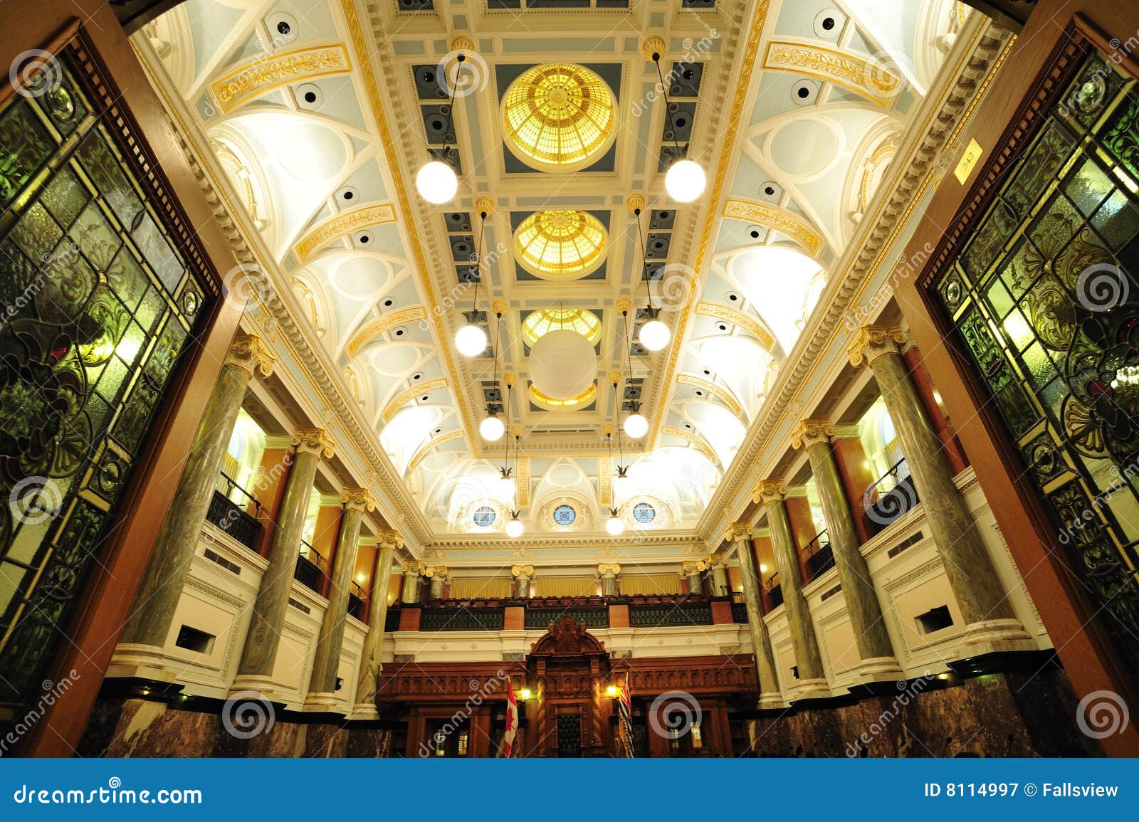 Chamber of Parliament Building Stock Image - Image of illuminating ...