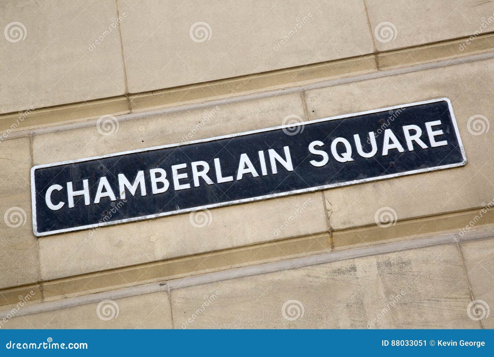 Chamberlain Square Street Sign Editorial Photo - Image of road, british ...