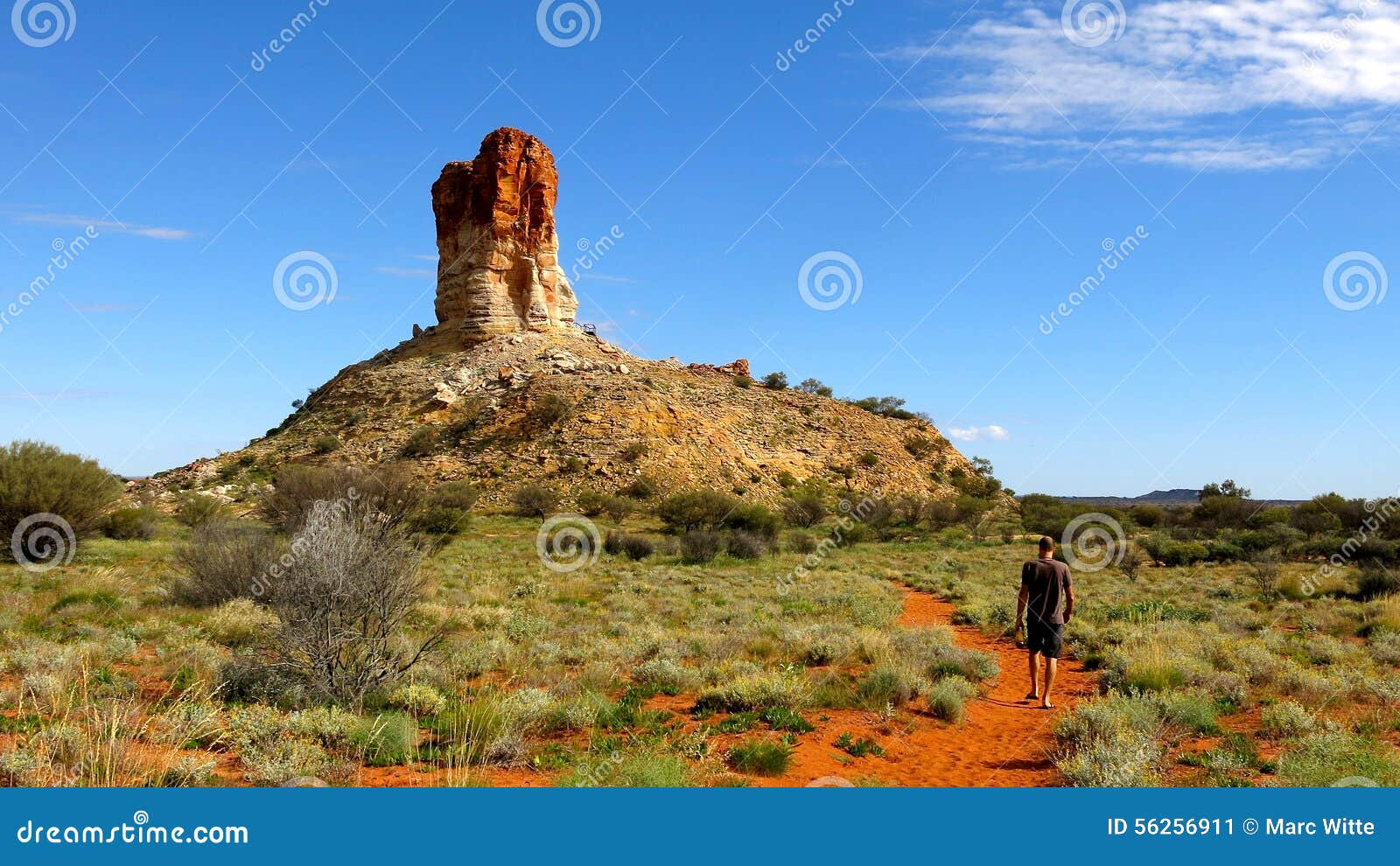 Chambers Pillar, Northern Territory, Australia Stock Image - Image of ...