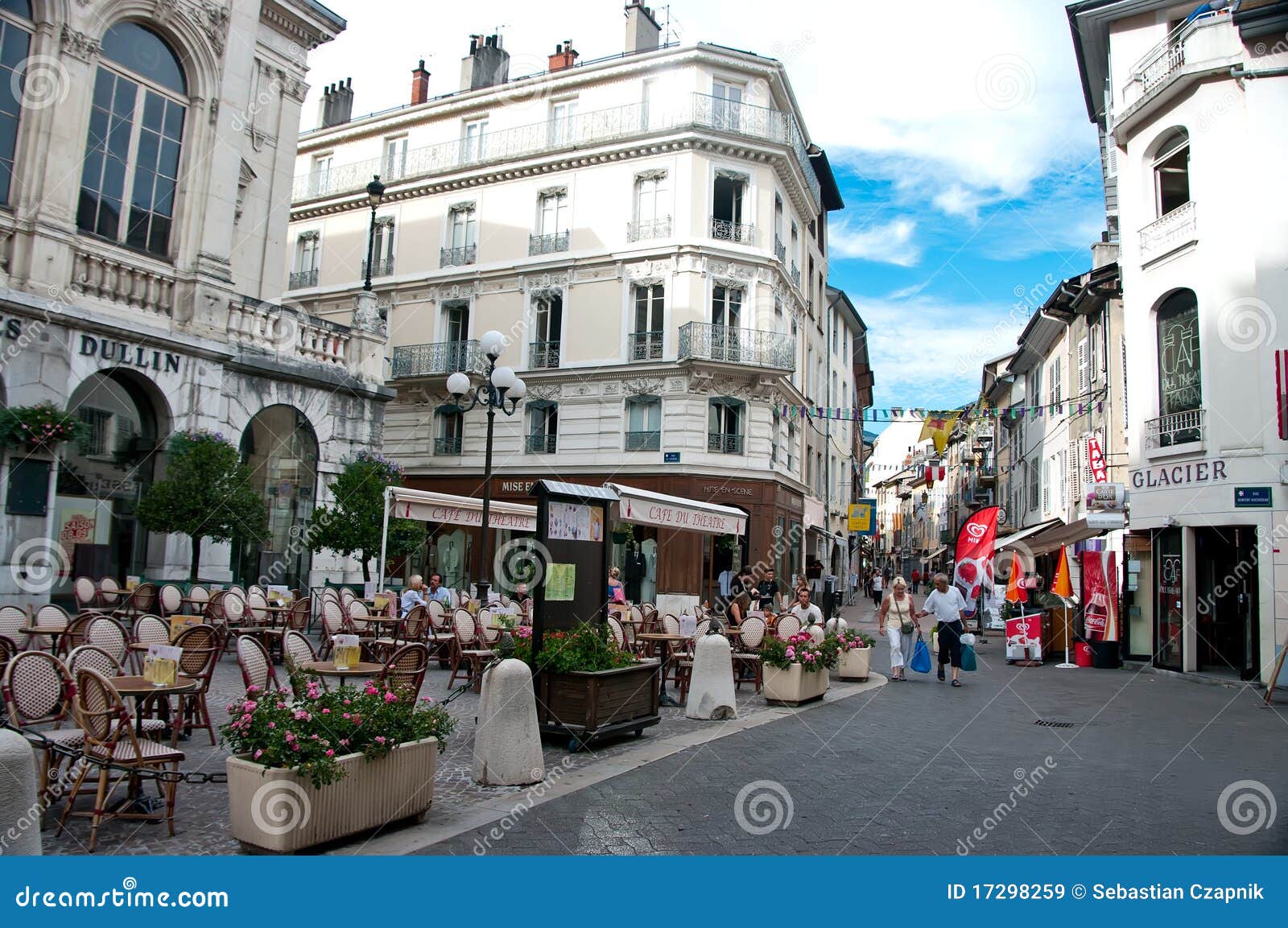 Chambery editorial stock image. Image of chambery, touristic - 17298259