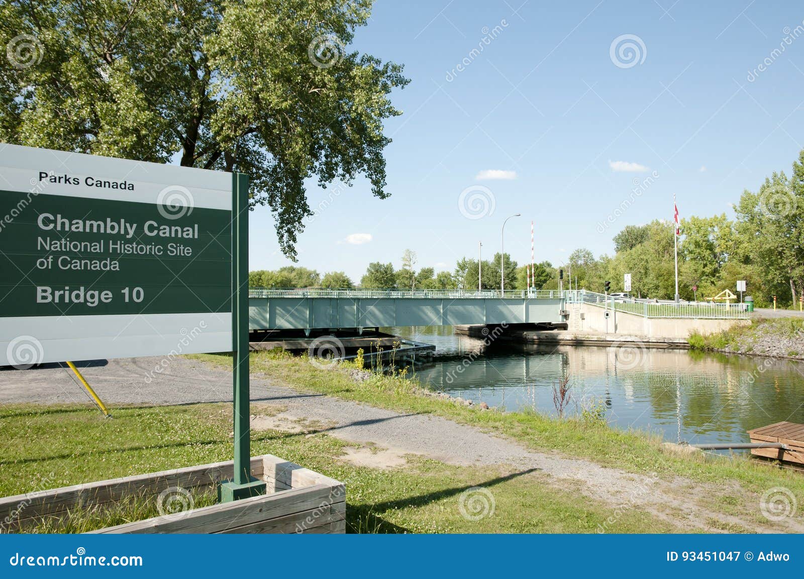 Chambly Canal Bridge - Quebec - Canada Editorial Photography - Image of ...