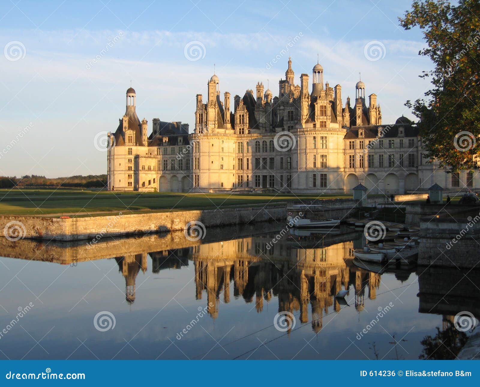 Chambord Castle - France stock photo. Image of queen, medieval - 614236