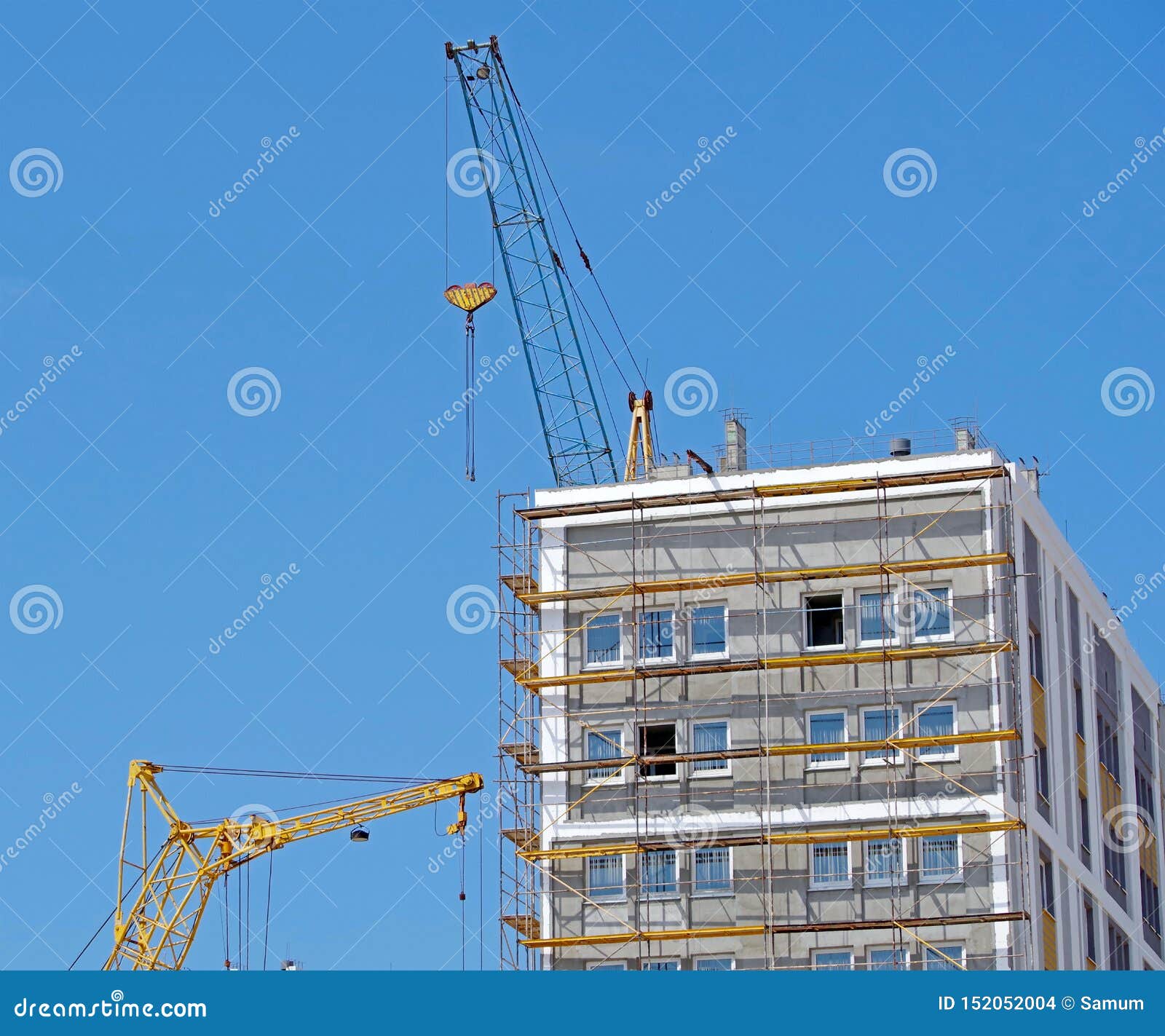 Chambre en construction photo stock. Image du conception - 152052004