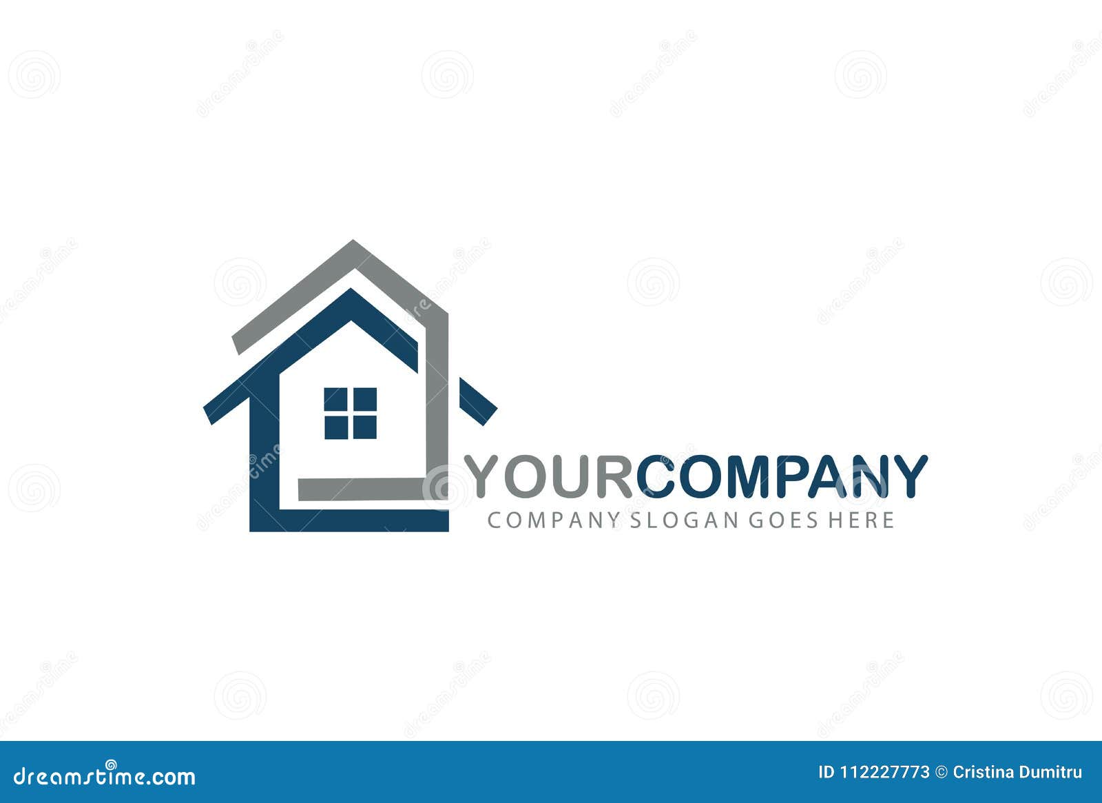 Chambre Logo Design Concept Autoguidez Le Graphisme Illustration de ...