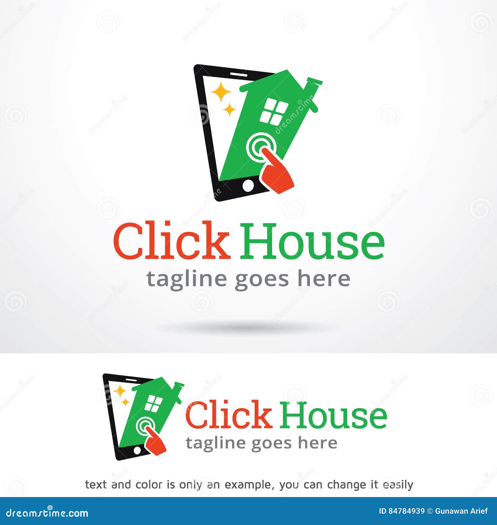 Chambre Logo Template Design Vector De Clic Illustration de Vecteur ...