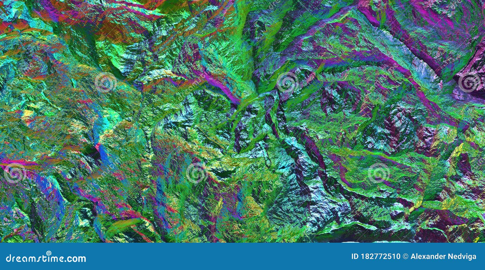 Chameleon Stone Rock Surface Texture. Holographic Gradient Background ...