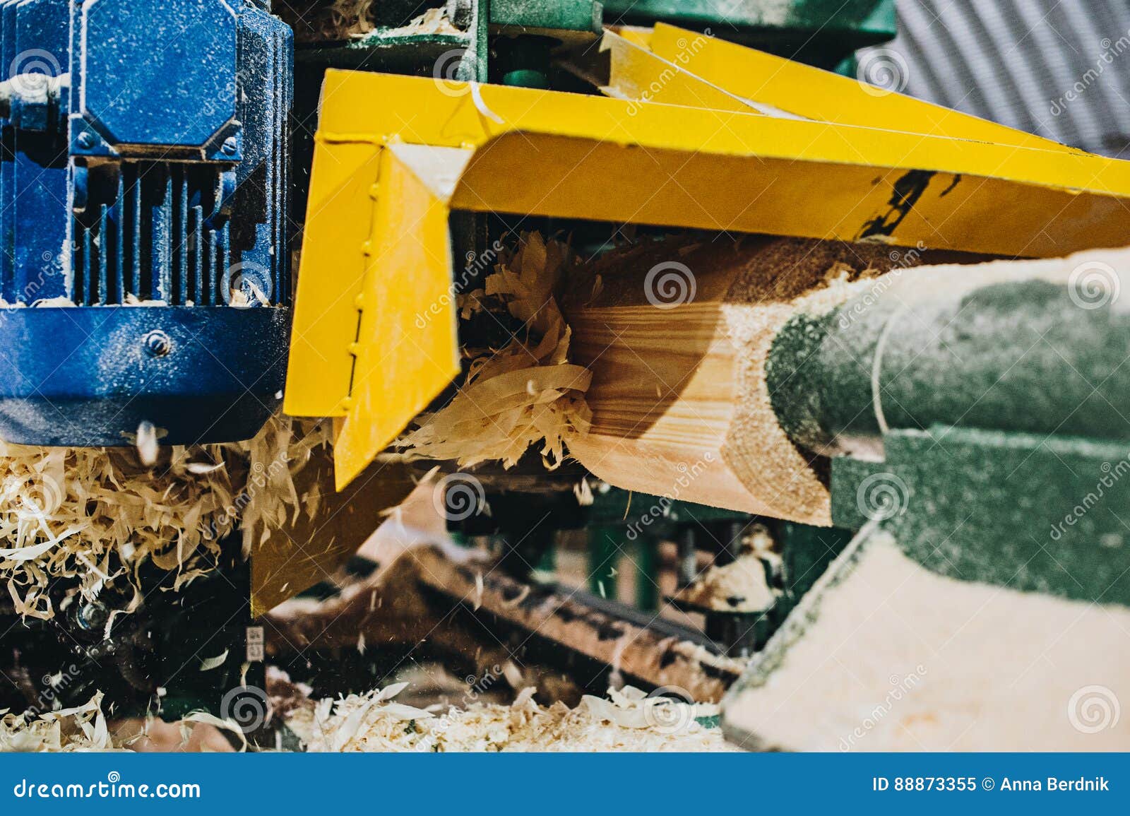 Chamfering the Board Using the Rasp Stock Image - Image of industry ...