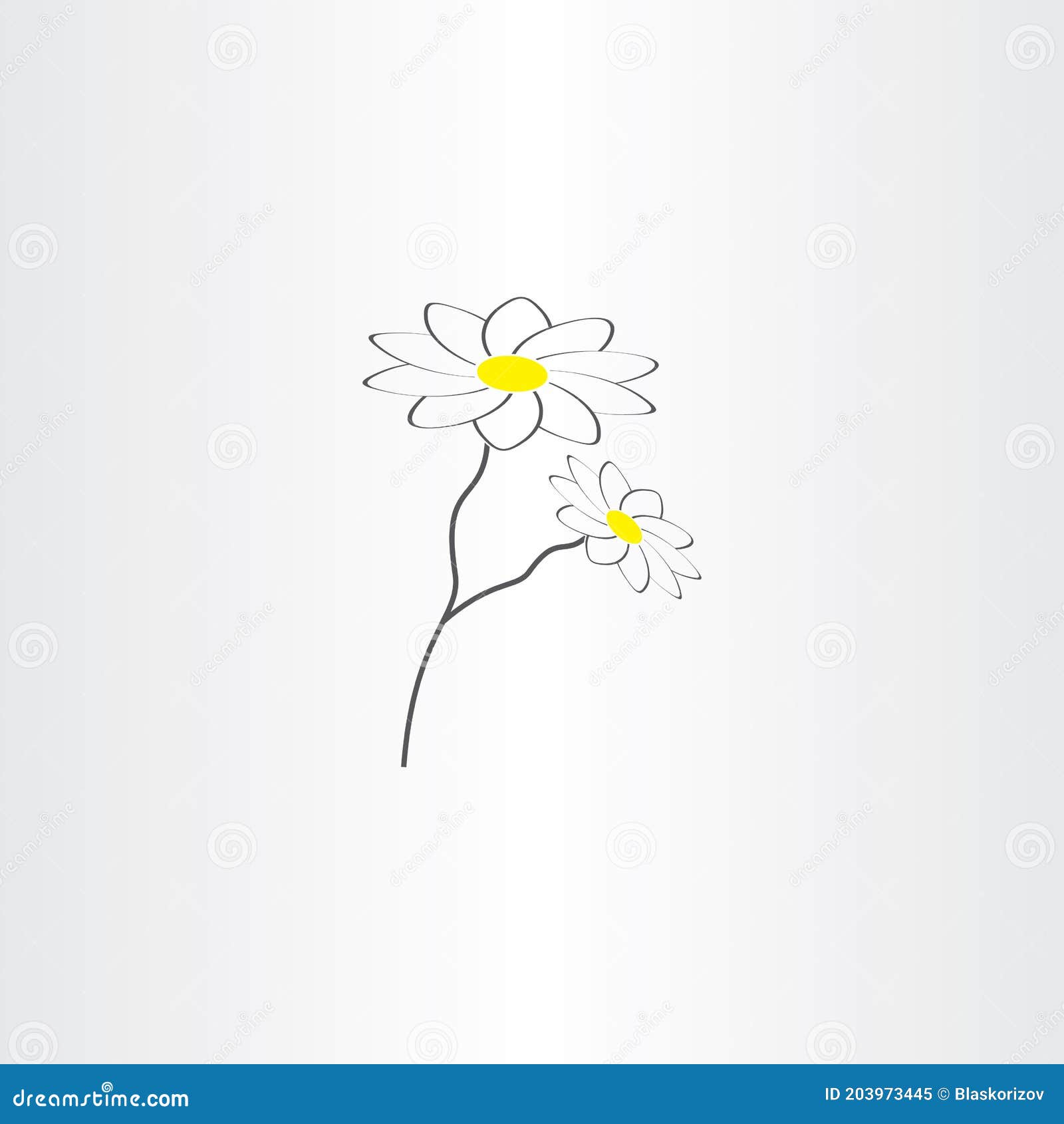 Chamomile Icon Vector Design Stock Vector - Illustration of icon ...