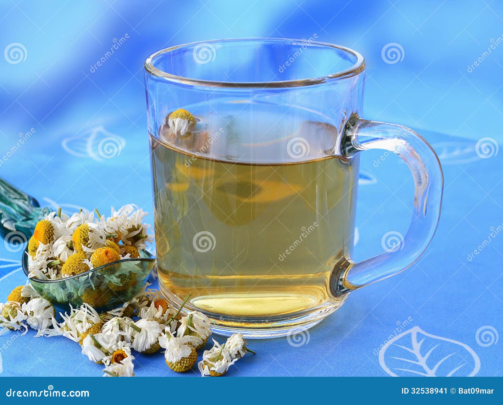 Chamomile Tea with Dried Chamomile Flowers Stock Image - Image of cure ...