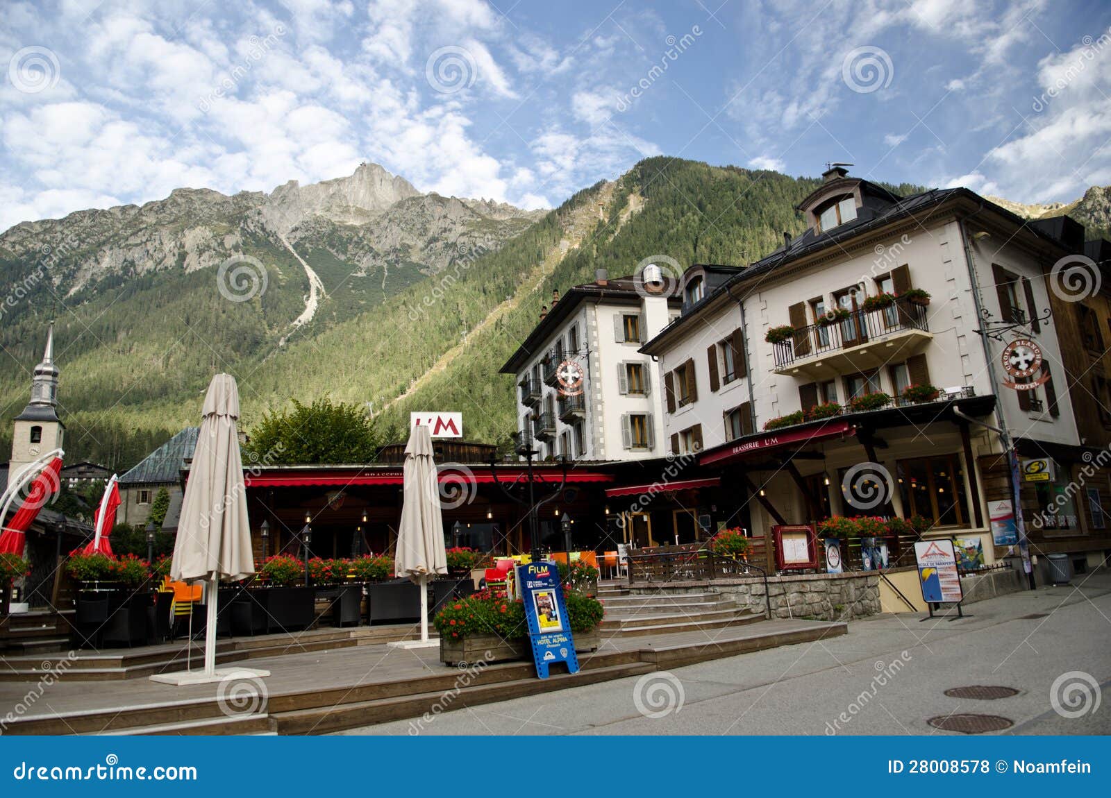 Chamonix, France editorial stock photo. Image of town - 28008578