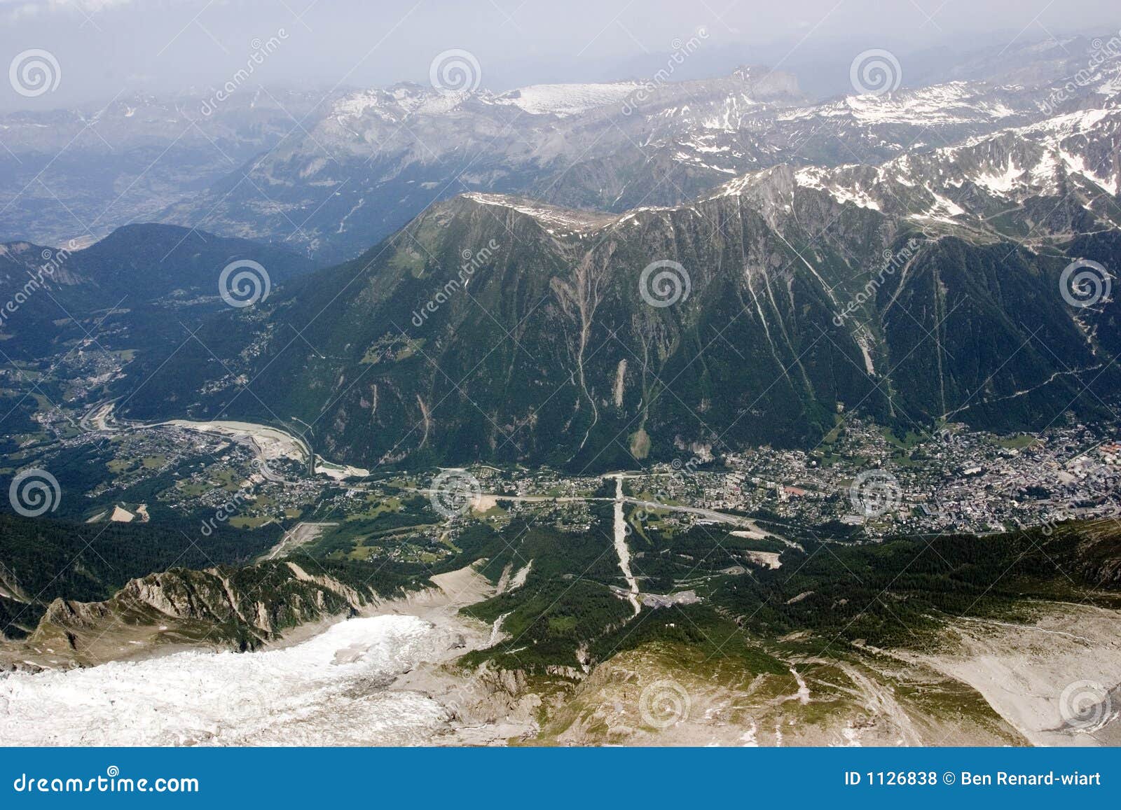 Chamonix Valley, French Alps Stock Photo - Image of altitude, europe ...