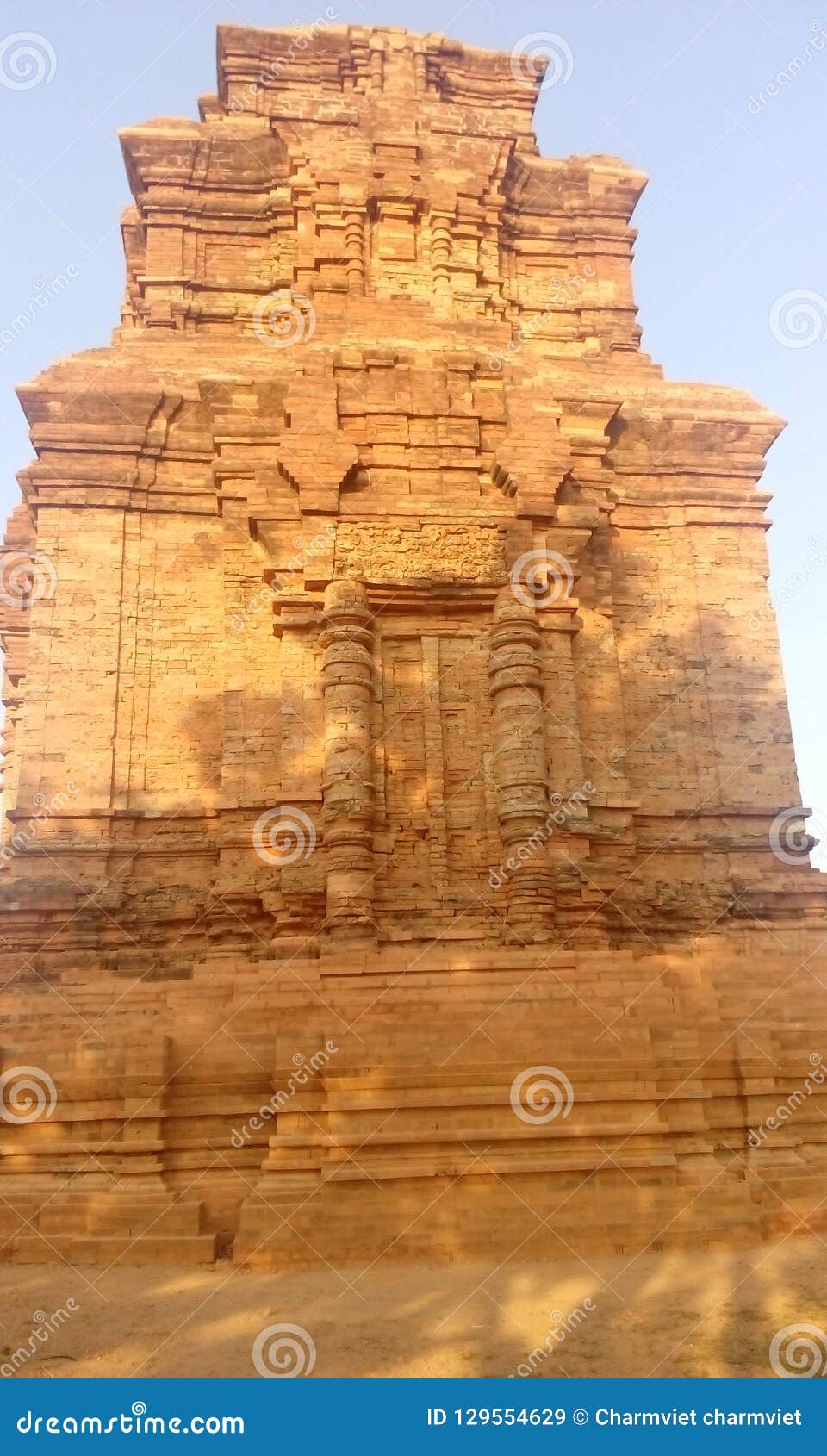 A Champa temple stock image. Image of temple, champa - 129554629