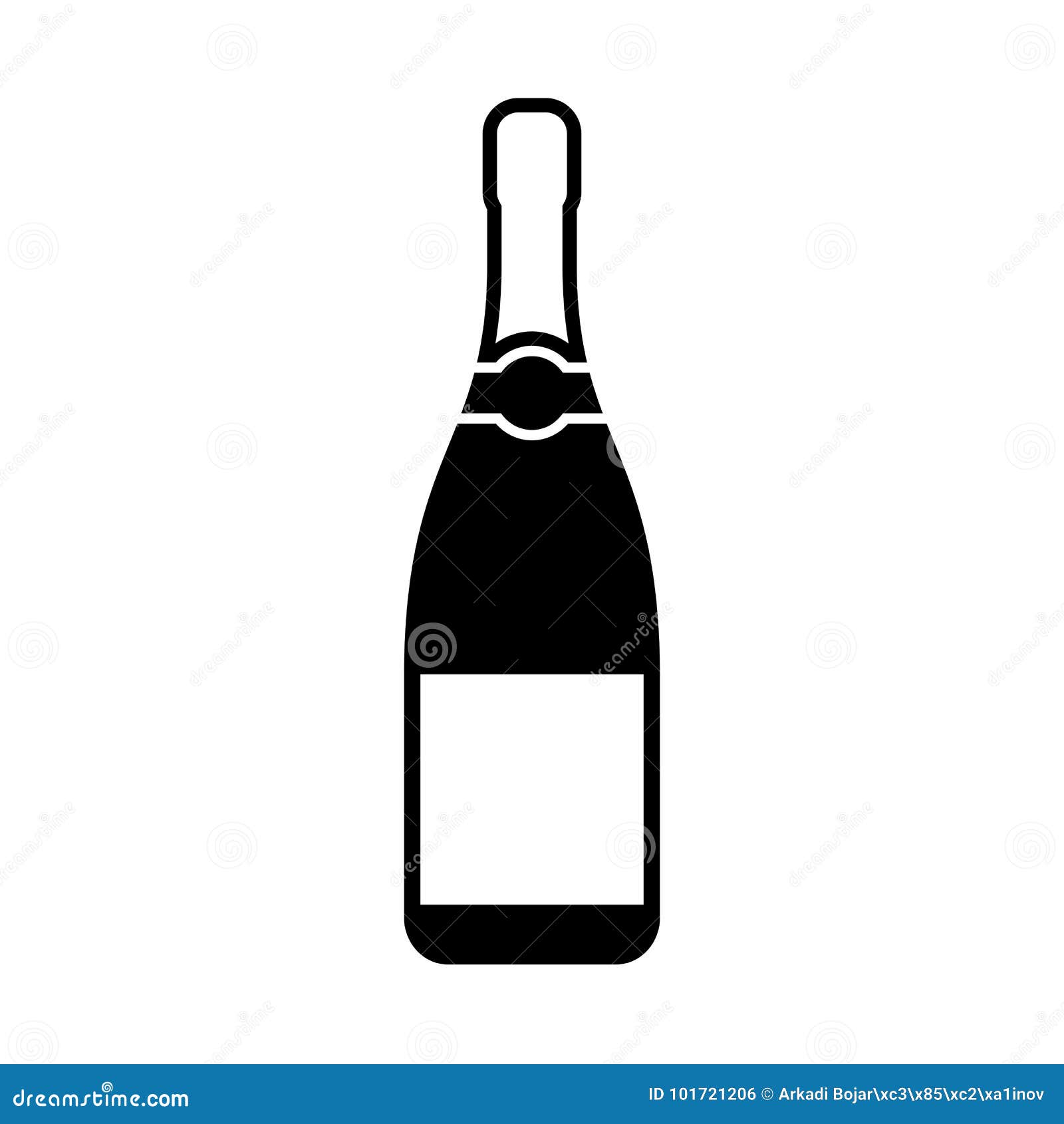 Champagne Bottle Icon