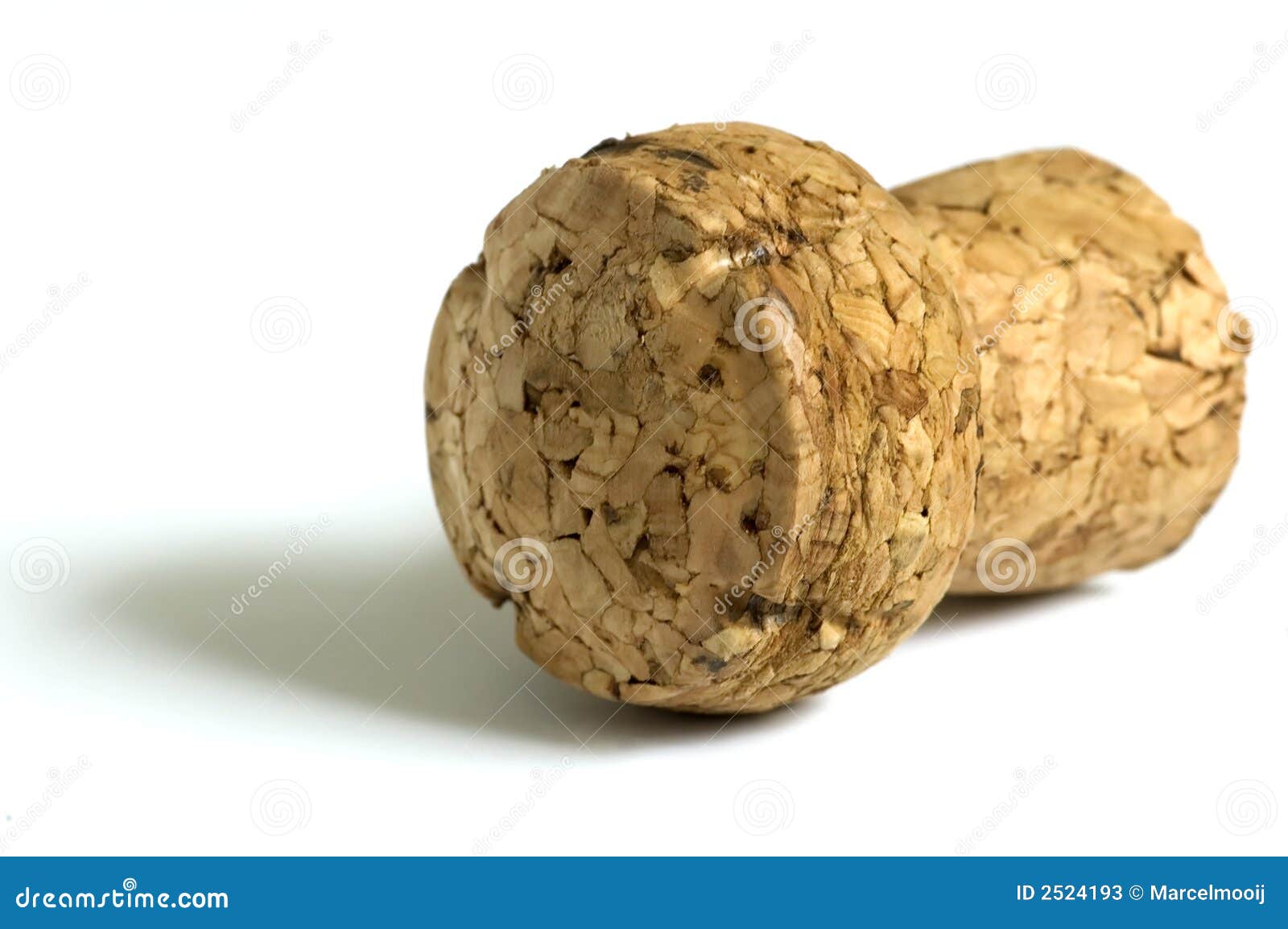 Champagne Cork Isolated stock image. Image of shadow, wine - 2524193