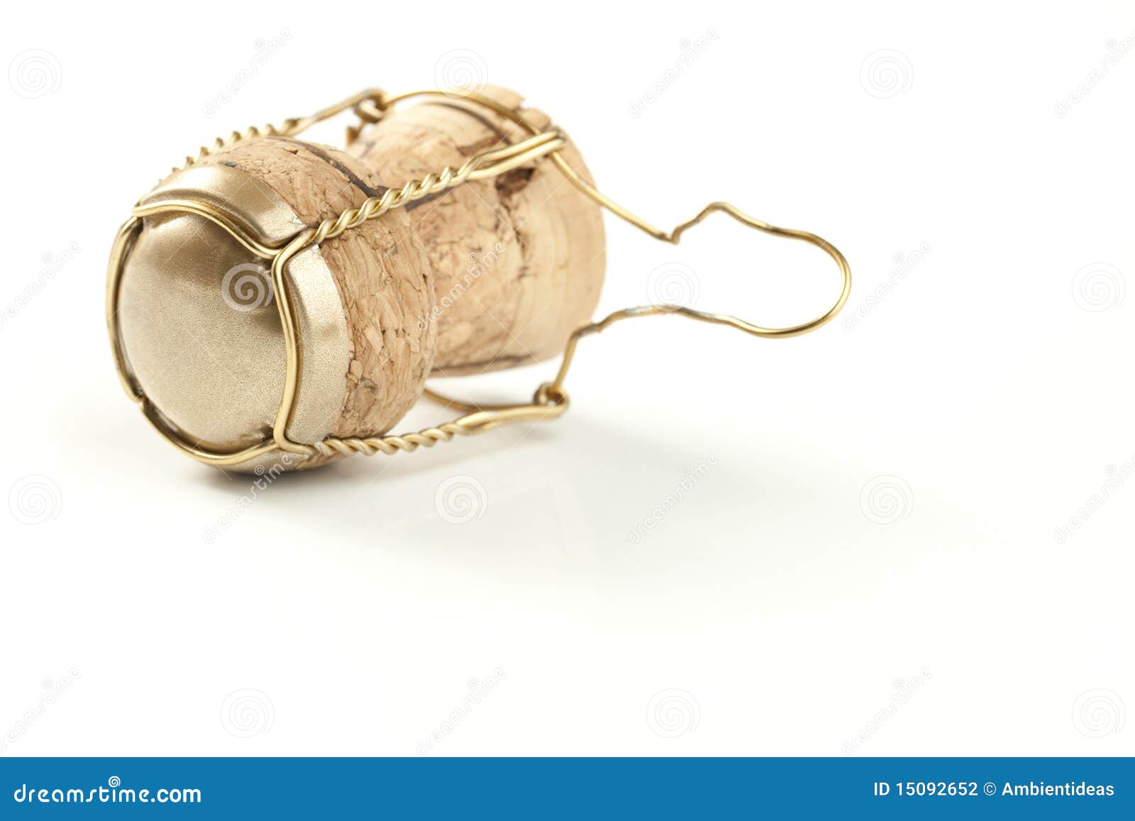 Champagne Cork Isolated on White Stock Photo - Image of cork, isolated ...
