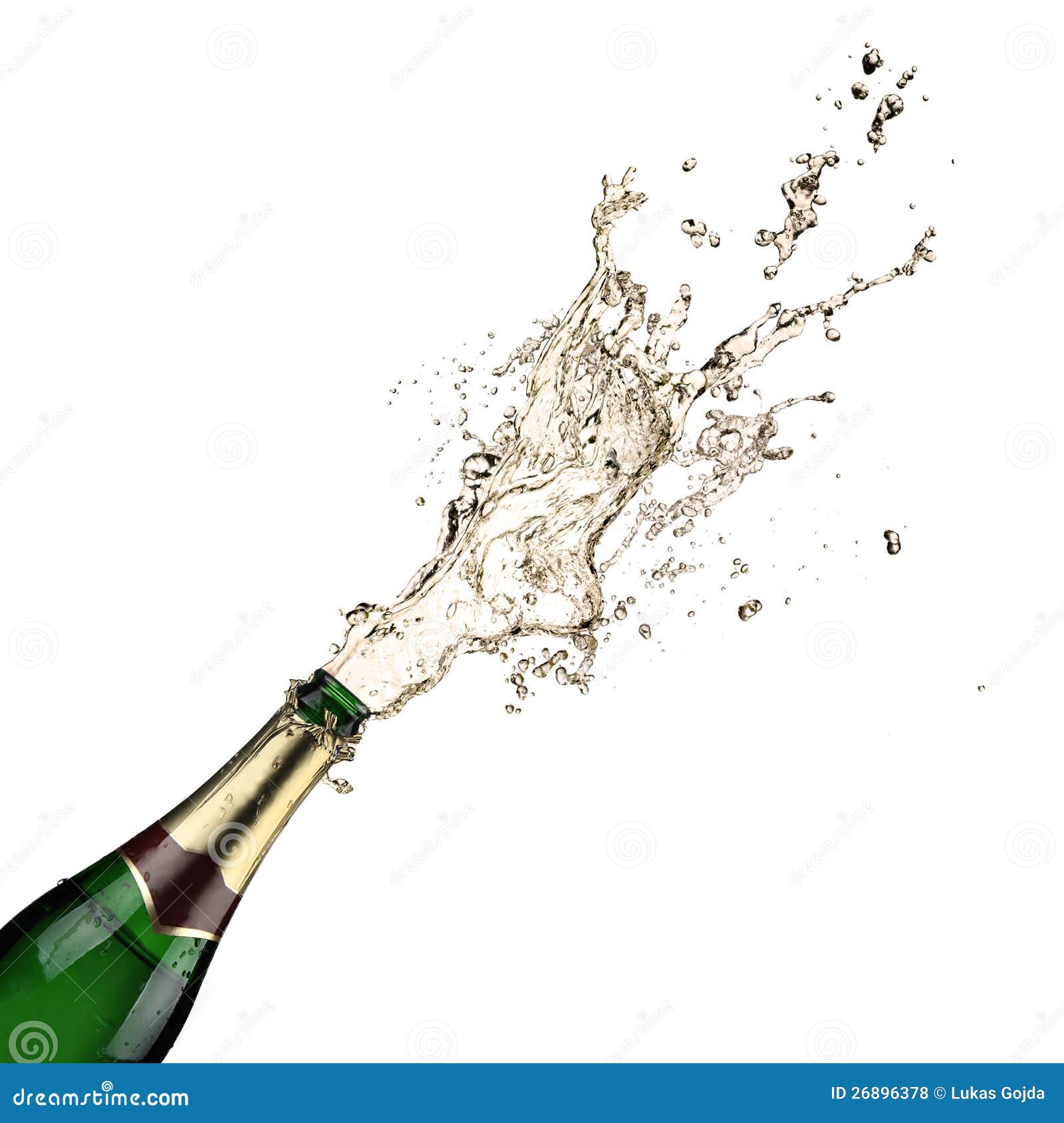 Bouteille De Champagne Qui Explose