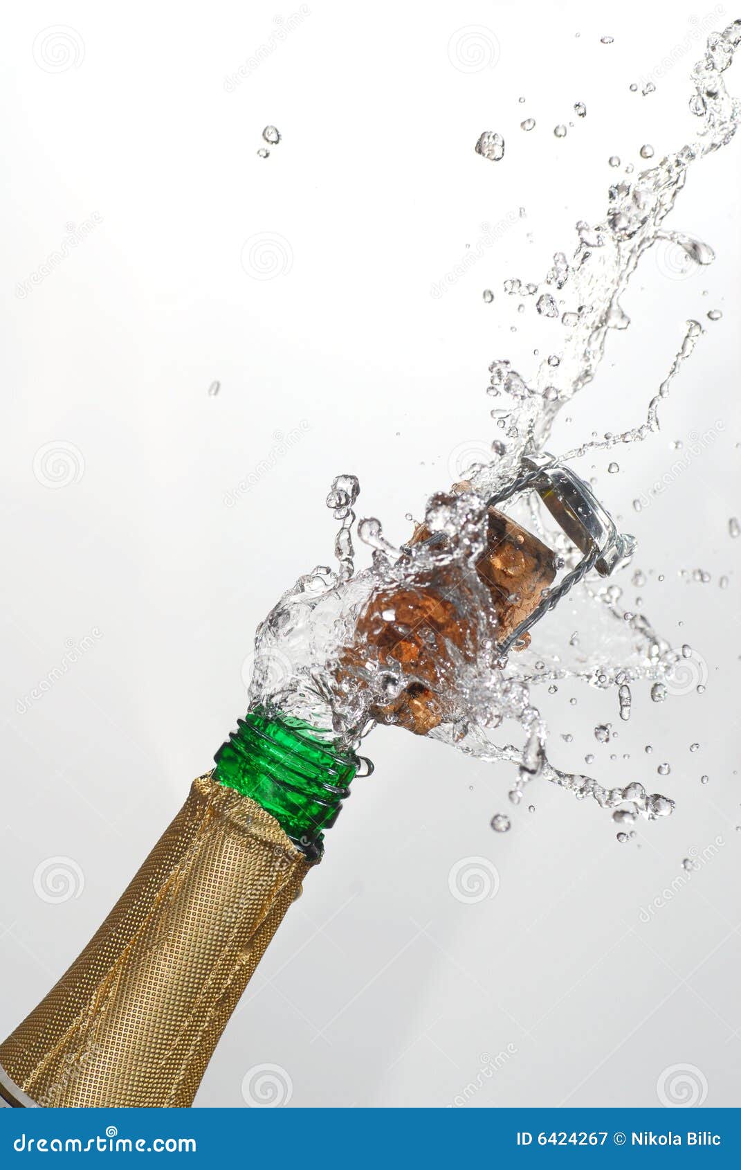 Champagne explosion stock image. Image of cork, year, toast - 6424267