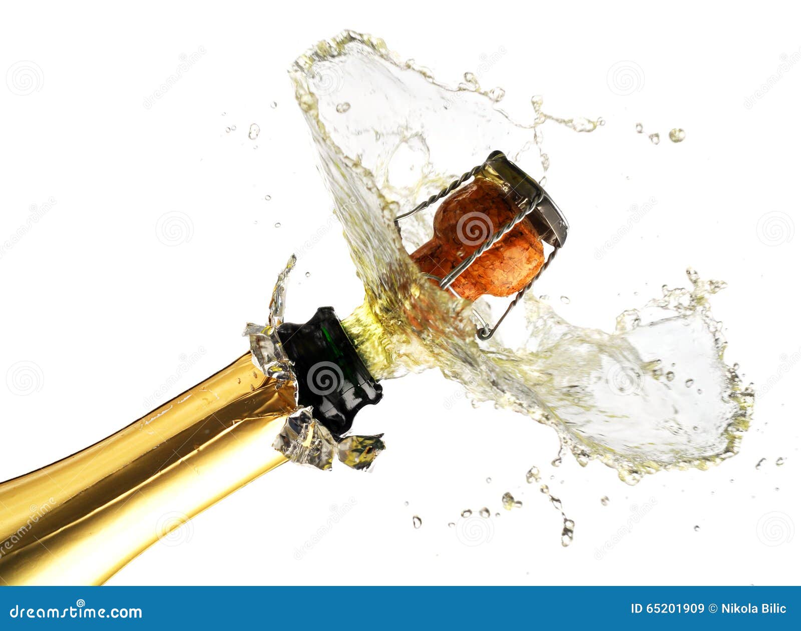 Champagne Explosion stock image. Image of champagne, beverage - 65201909