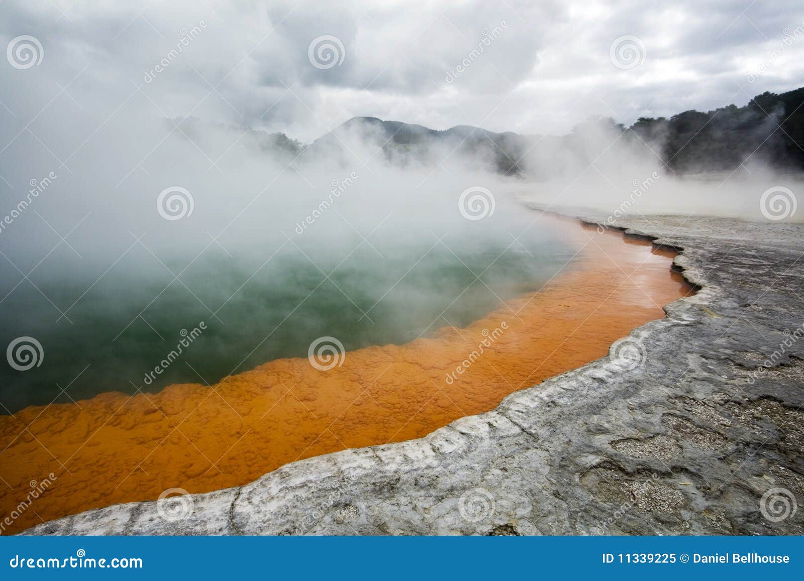 Champagne Mineral Pool stock image. Image of splash, orange - 11339225