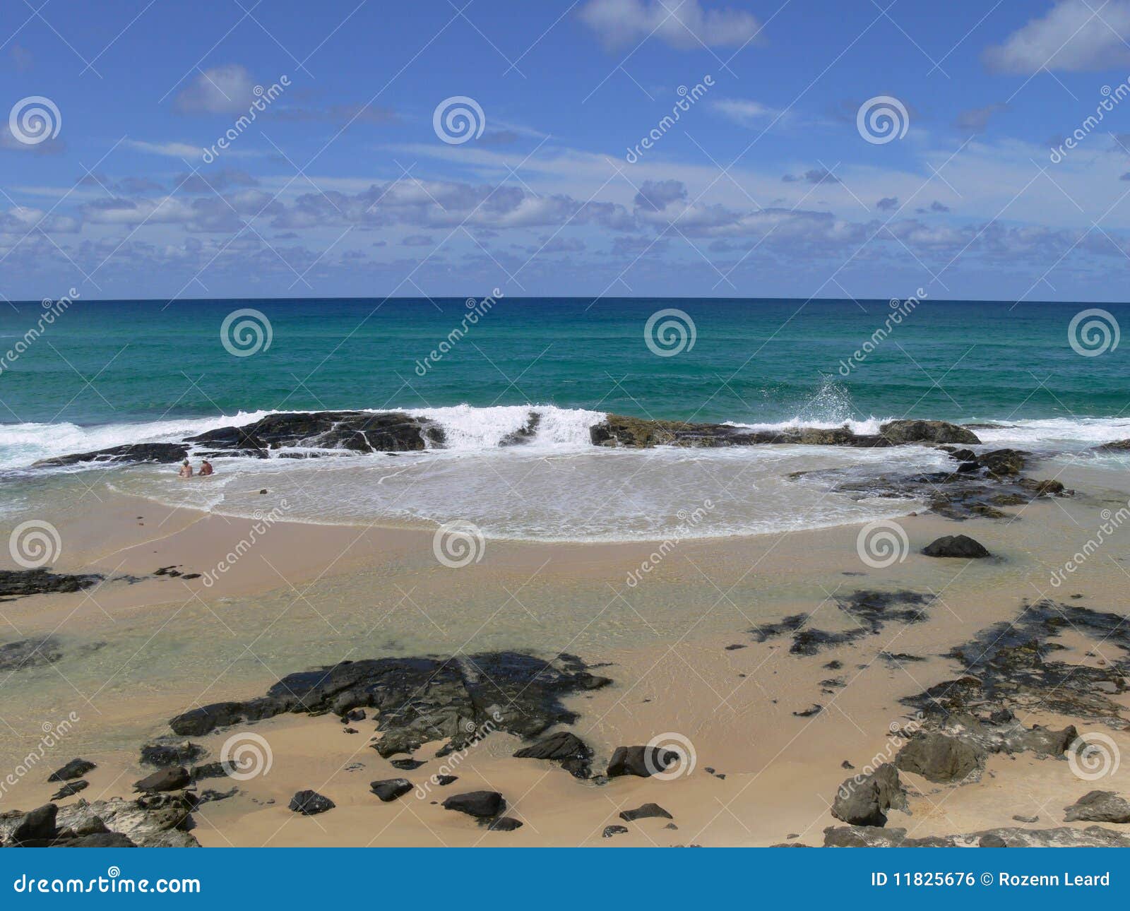 Champagne Pools, Fraser Island, Australia Stock Photo - Image of unique ...