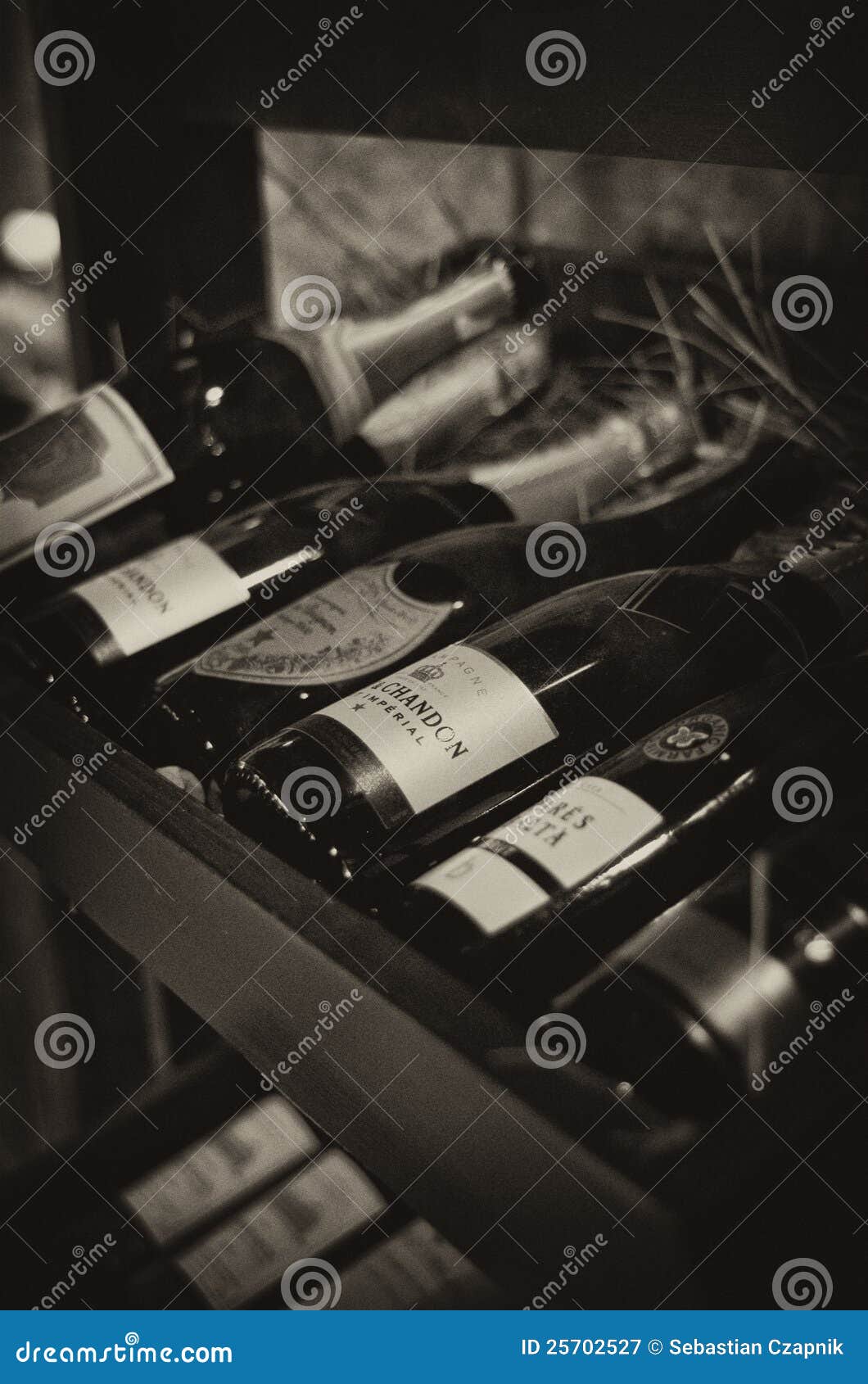 Champagne rack editorial photography. Image of classic - 25702527