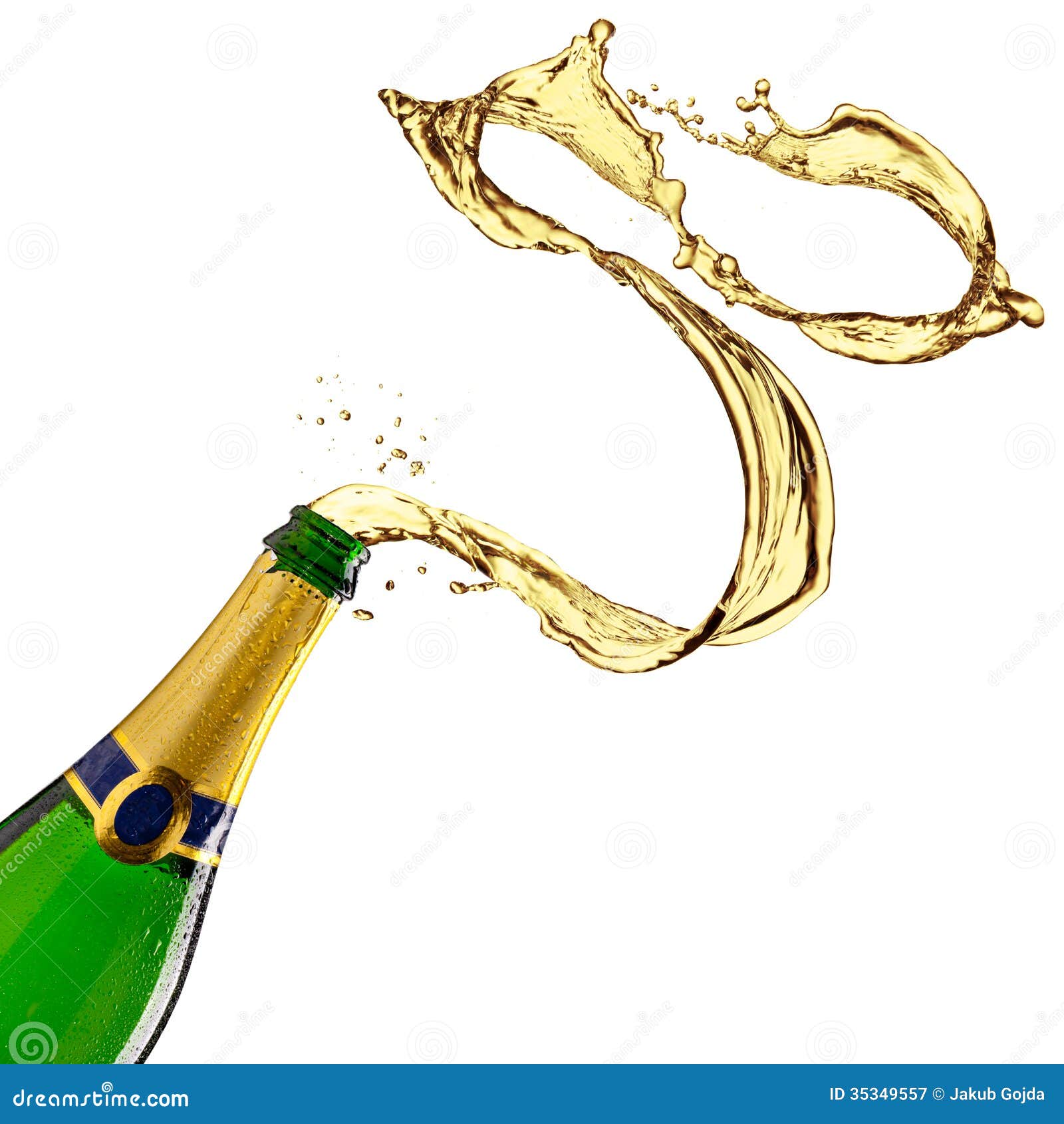 Champagne splash stock image. Image of spray, year, champagne - 35349557