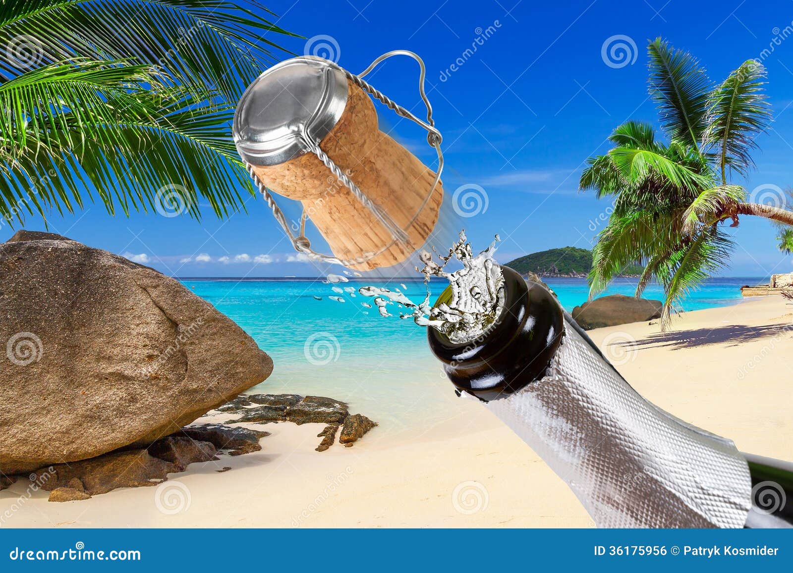 Champagne with Splashes on the Tropical Beach Stock Photo - Image of ... Champagne with Splashes on the Tropical Beach Stock Photo - Image of ...