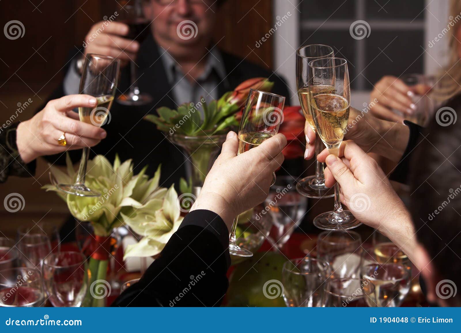 Champagne toast stock photo. Image of groom, happy, hands - 1904048