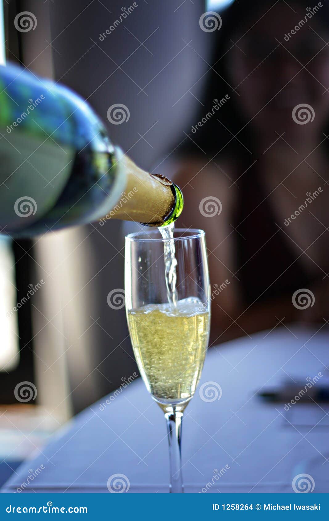 Champaign pour stock photo. Image of graduation, champaign - 1258264