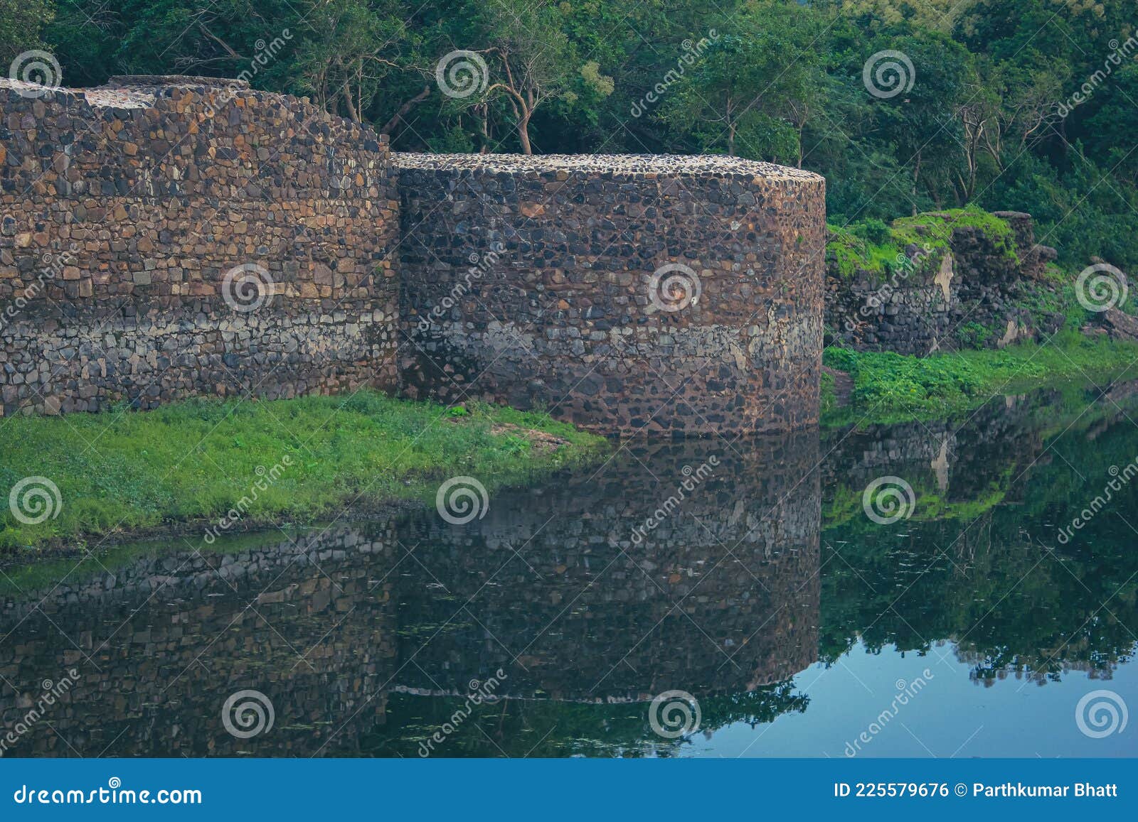 Champaner fort in Gujarat stock photo. Image of asia - 225579676