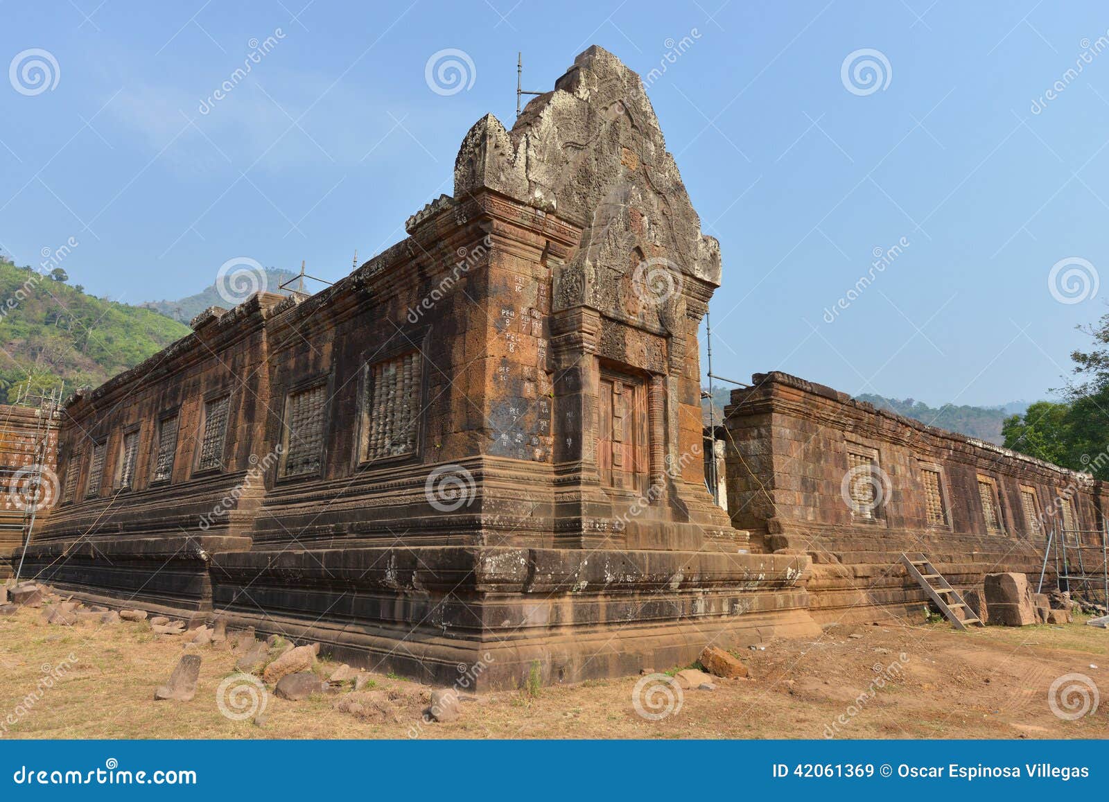 Champasak, Laos stock image. Image of tourism, heritage - 42061369