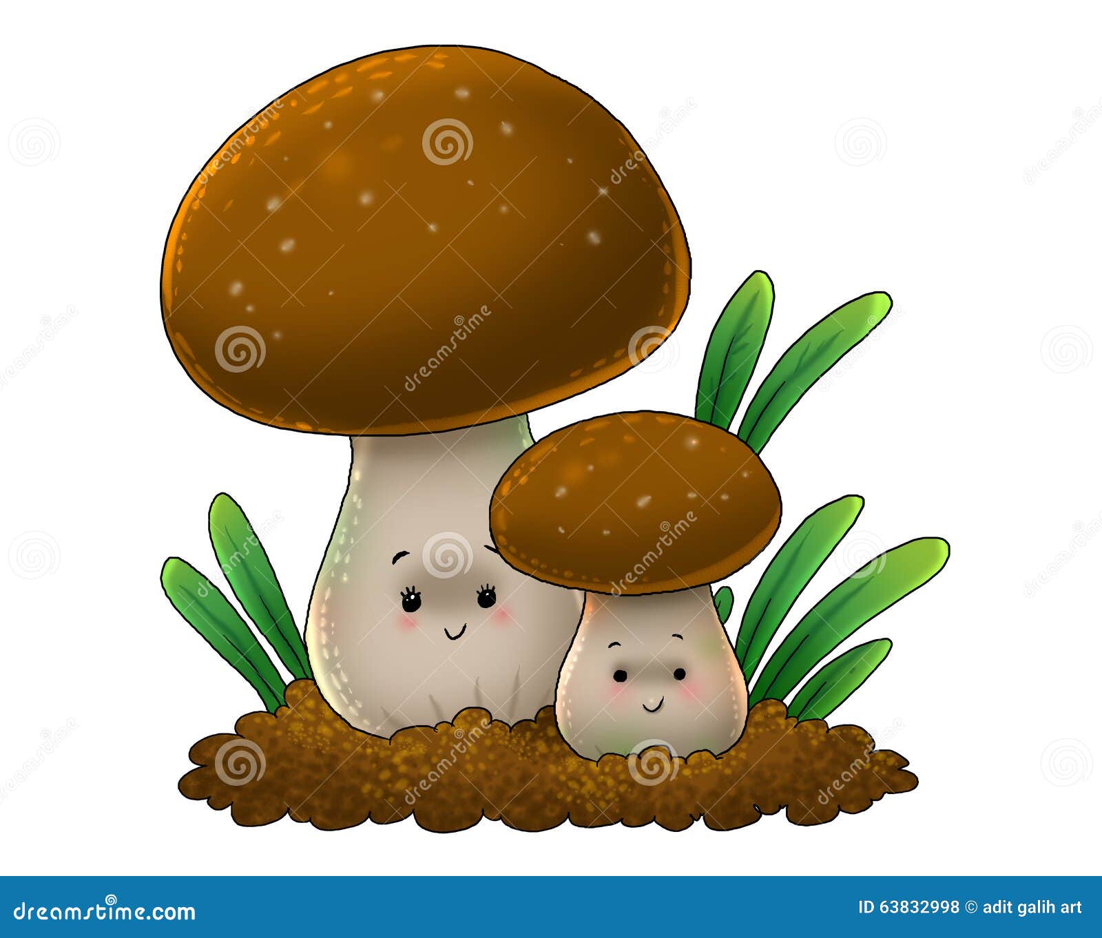 Champignon illustration stock. Illustration du dessin - 63832998