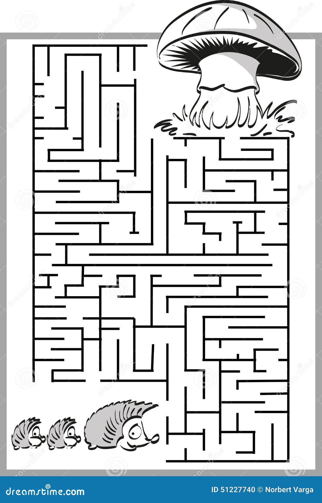 Champinjonlabyrint, Labyrint Vektor Illustrationer - Illustration av ...