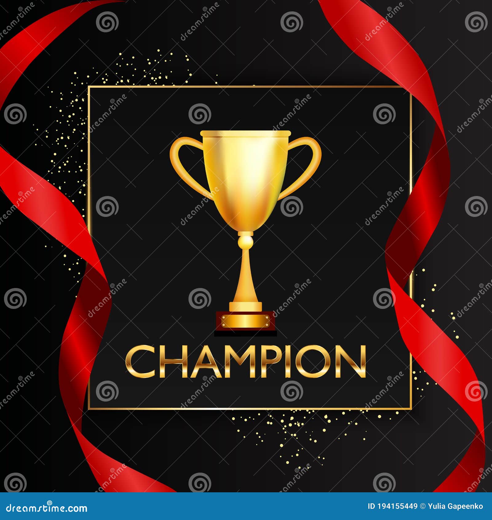 Champion Background Vector Illustration | CartoonDealer.com #20220200