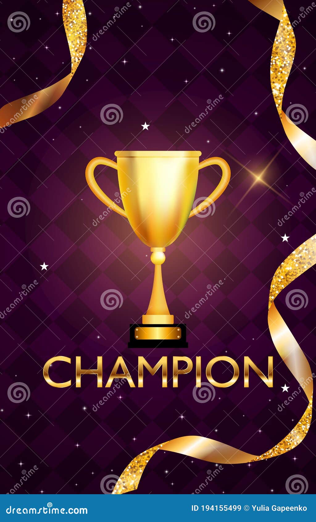 Champion Background Vector Illustration | CartoonDealer.com #20220200