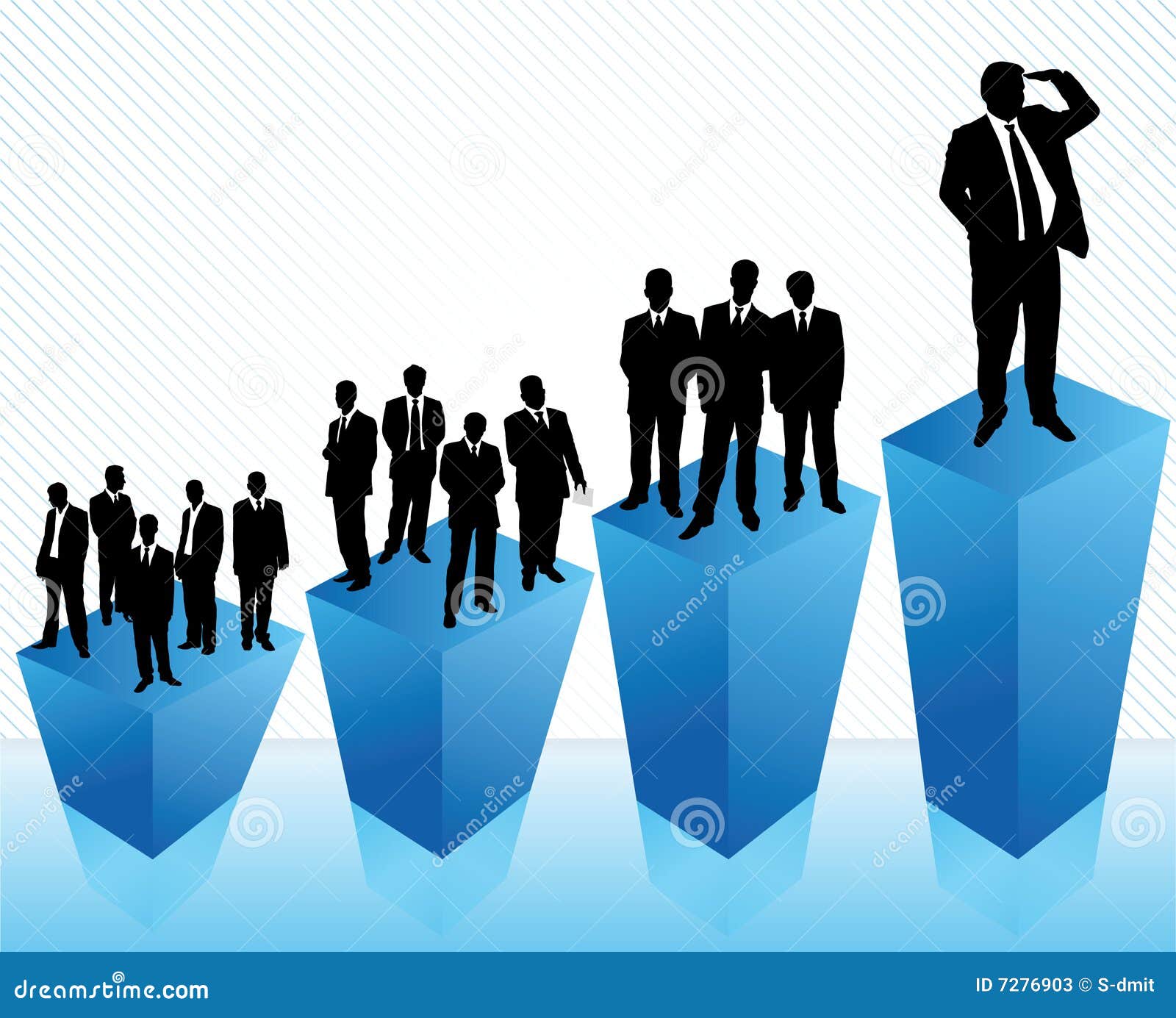 Champion in business stock vector. Illustration of graph - 7276903