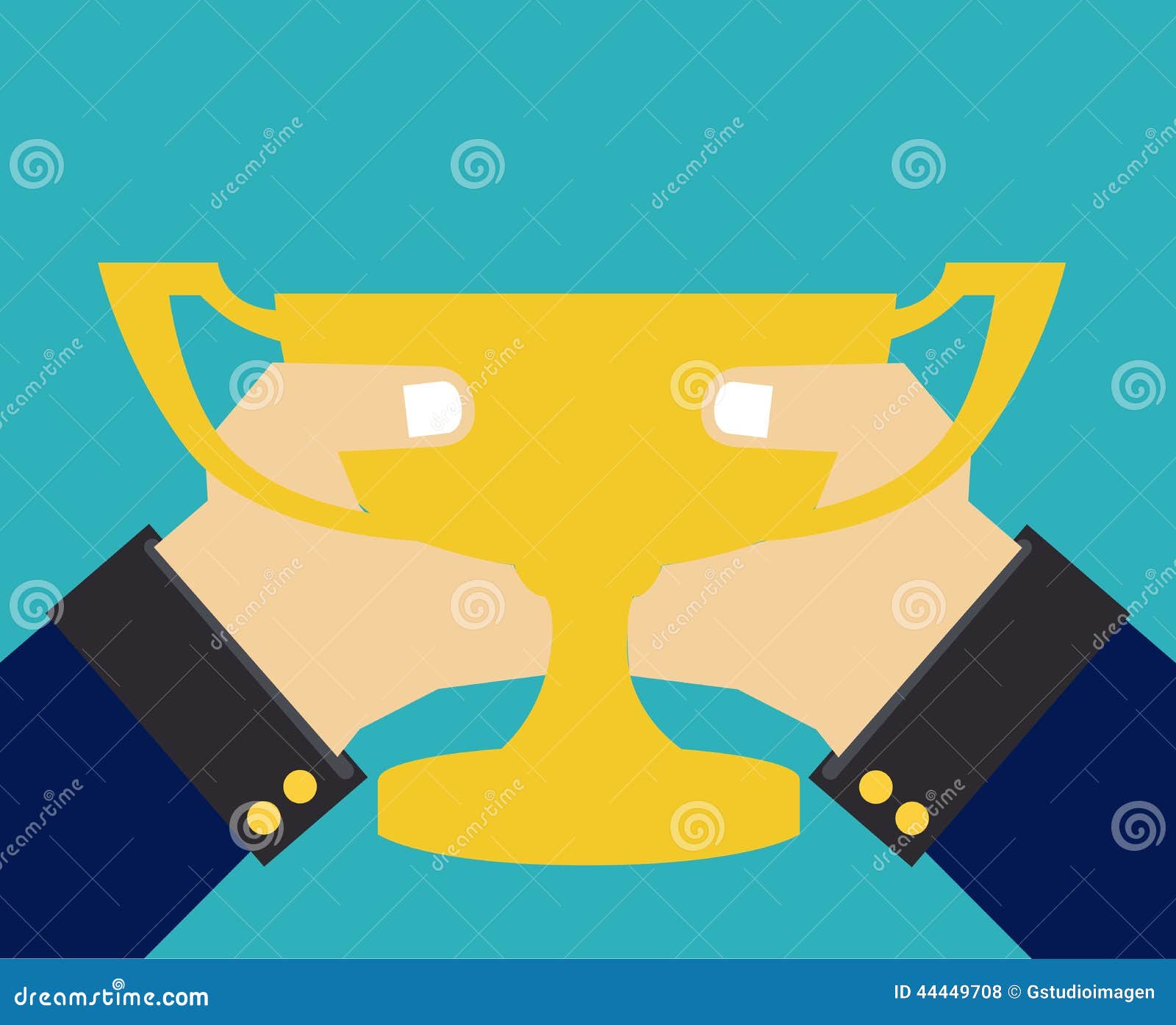 Champion design stock vector. Illustration of hands, honor - 44449708